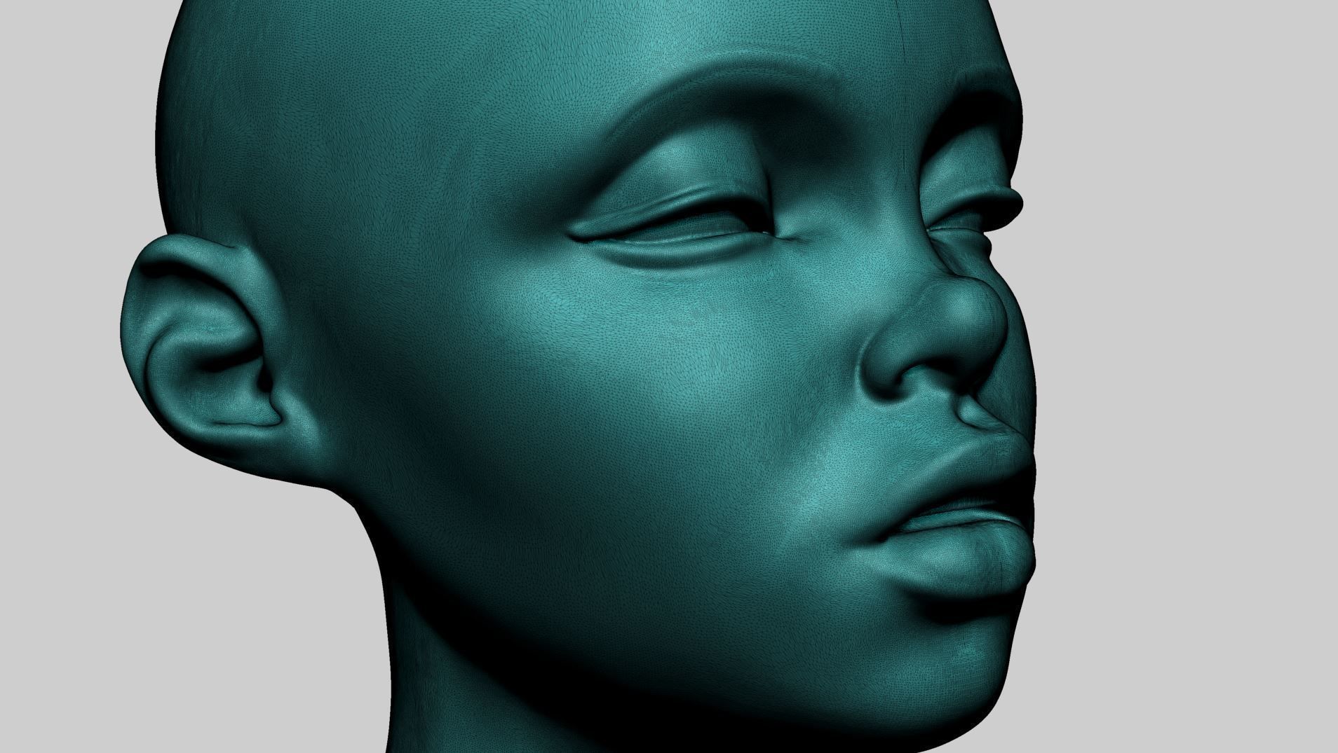 Stylized Head Printable 3D model 3D printable | CGTrader