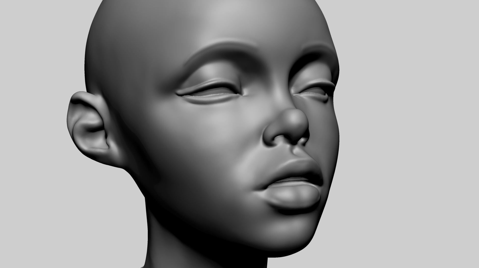 Stylized Head Printable 3D model 3D printable | CGTrader