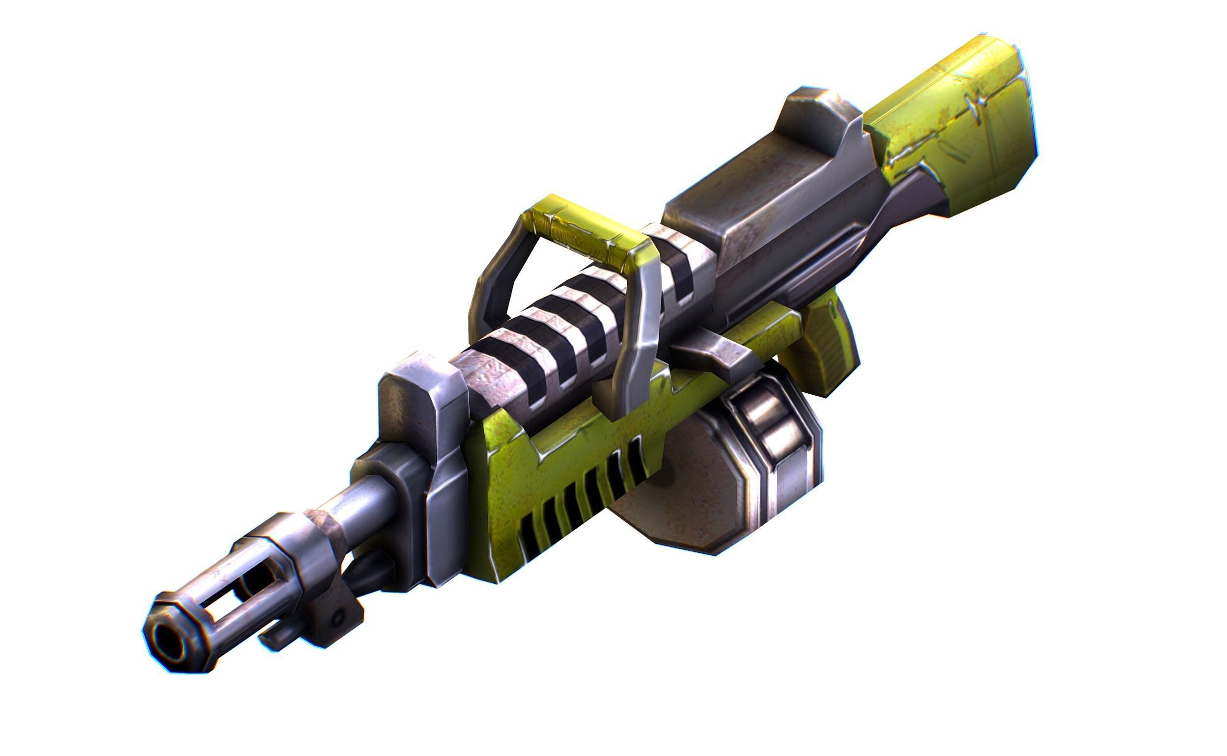 3D model 42 dollars discount SciFi Cartoon Weapons Set VR / AR / low ...
