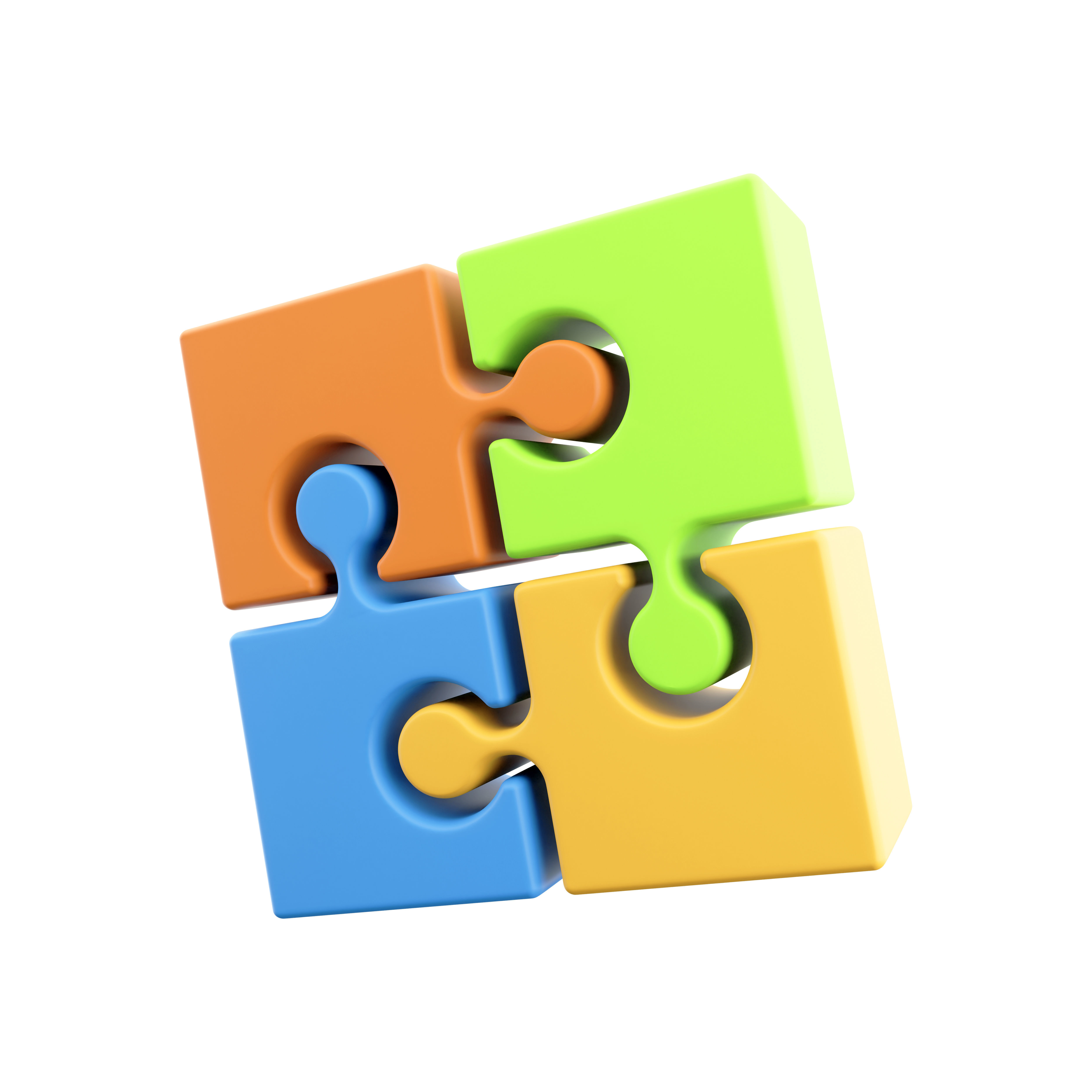 3d Jigsaw cartoon 3D model | CGTrader
