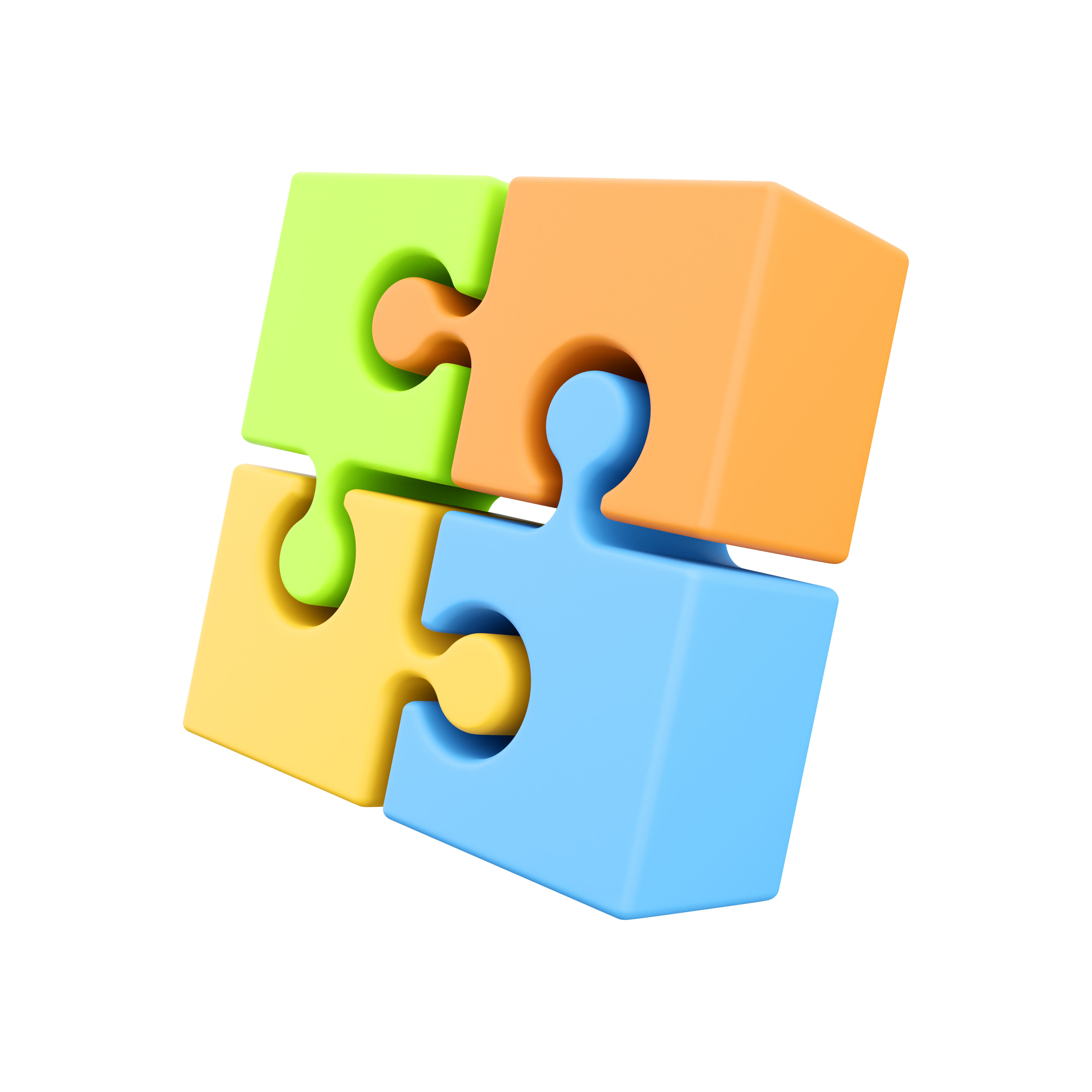 3d Jigsaw cartoon 3D model | CGTrader