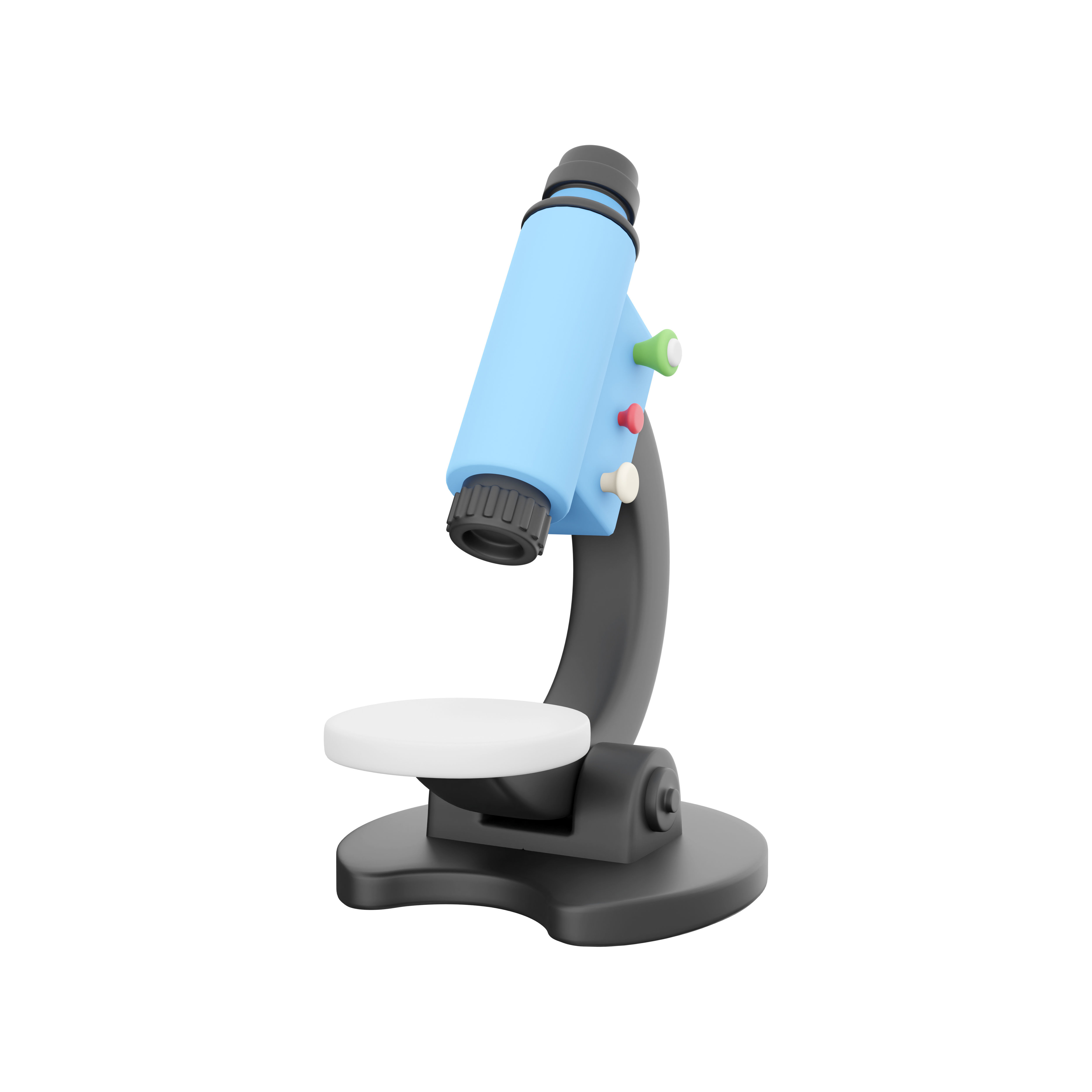 3d microscope cartoon 3D model | CGTrader