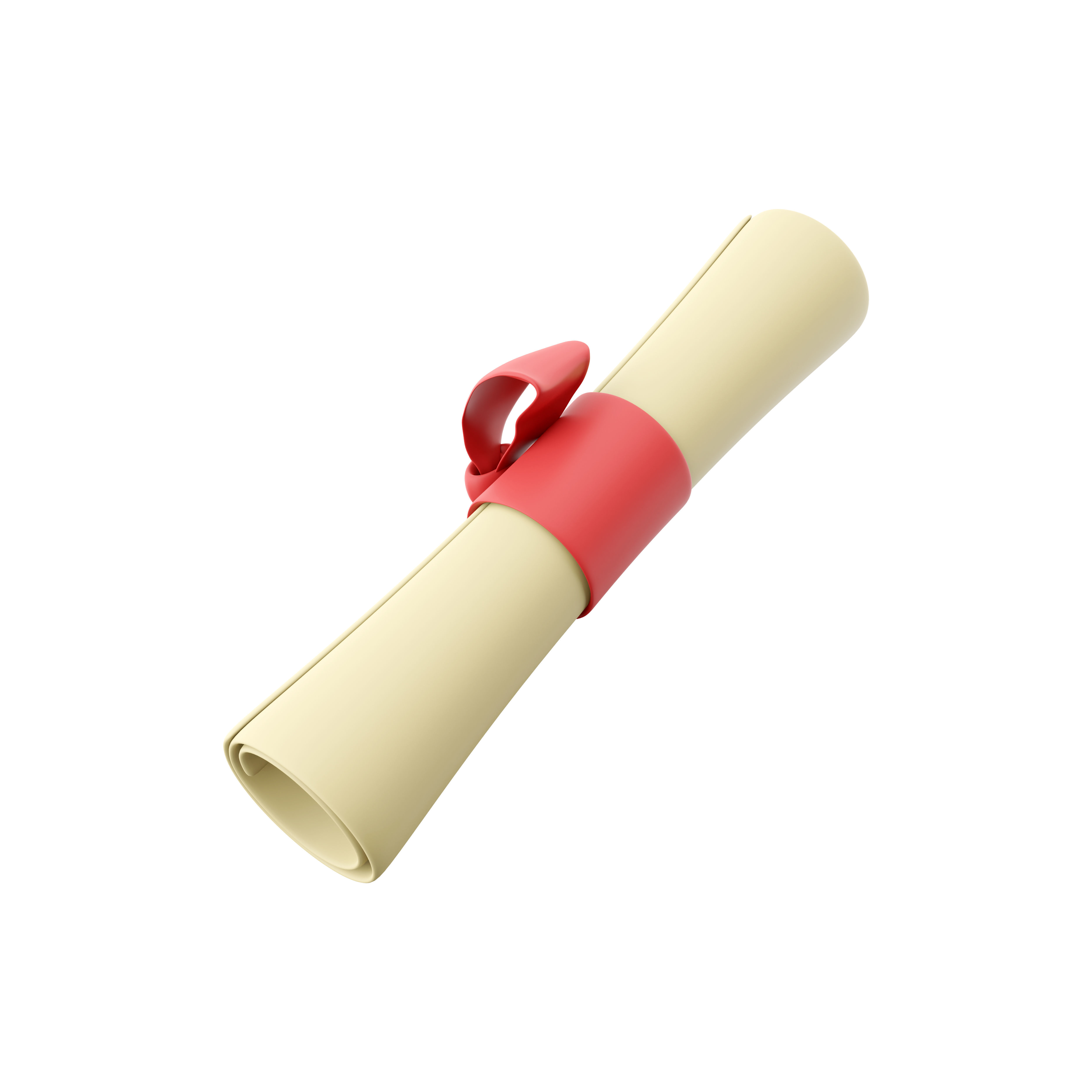 3d diploma cartoon 3D model | CGTrader