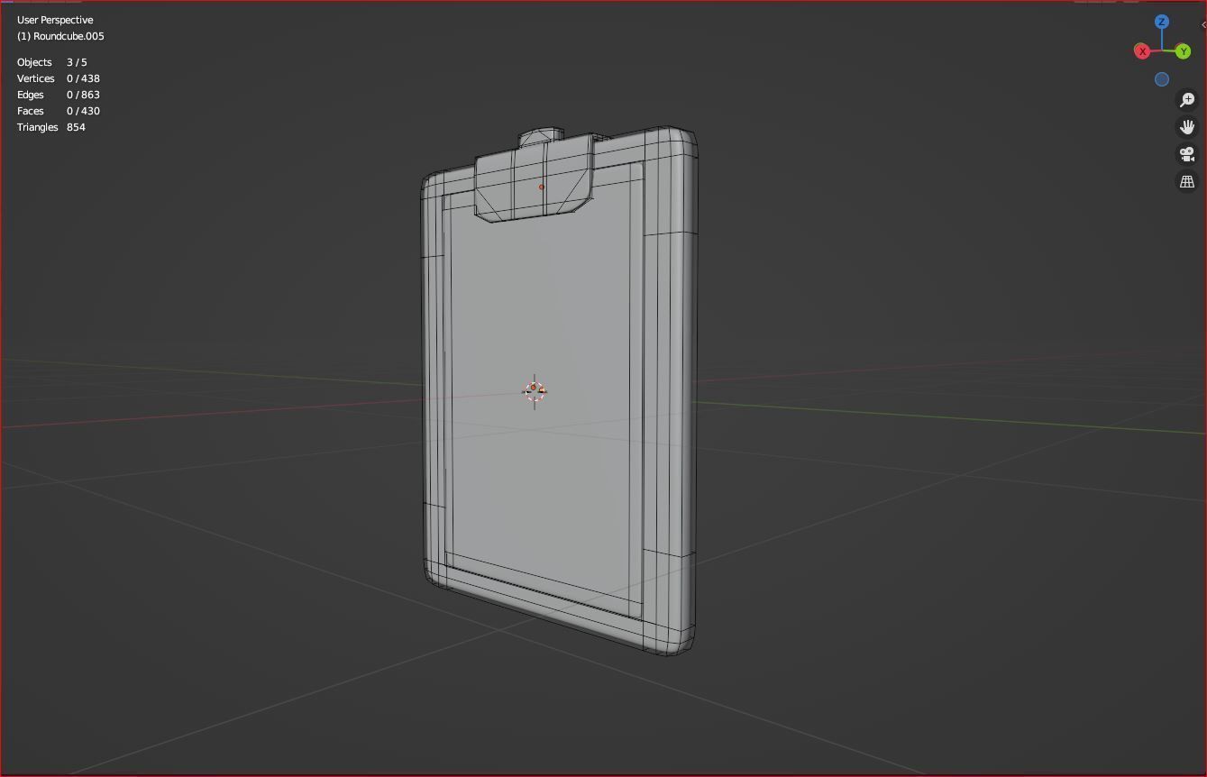3d clipboard white paper cartoon 3D model | CGTrader