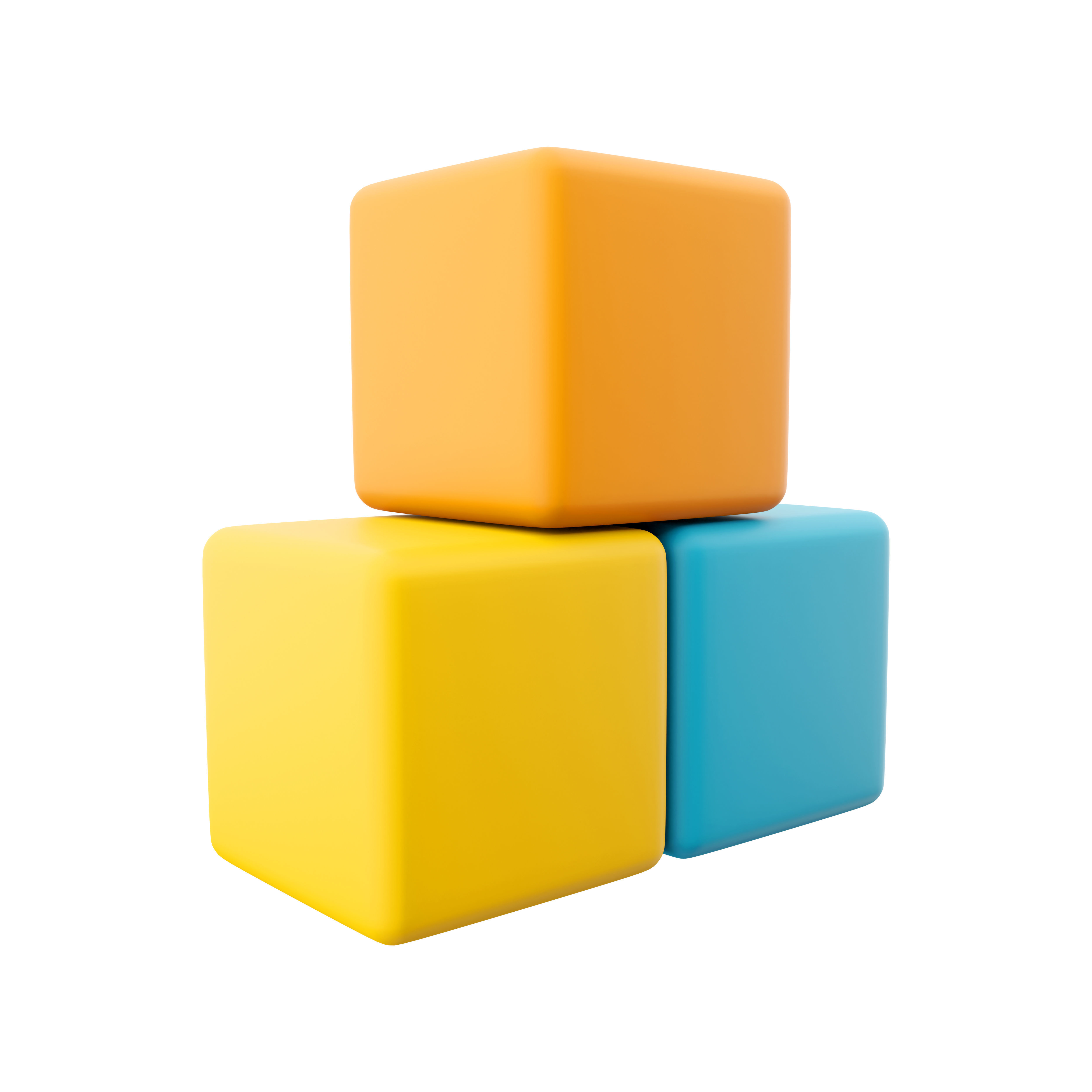 3d ABC connection puzzle cartoon 3D model | CGTrader