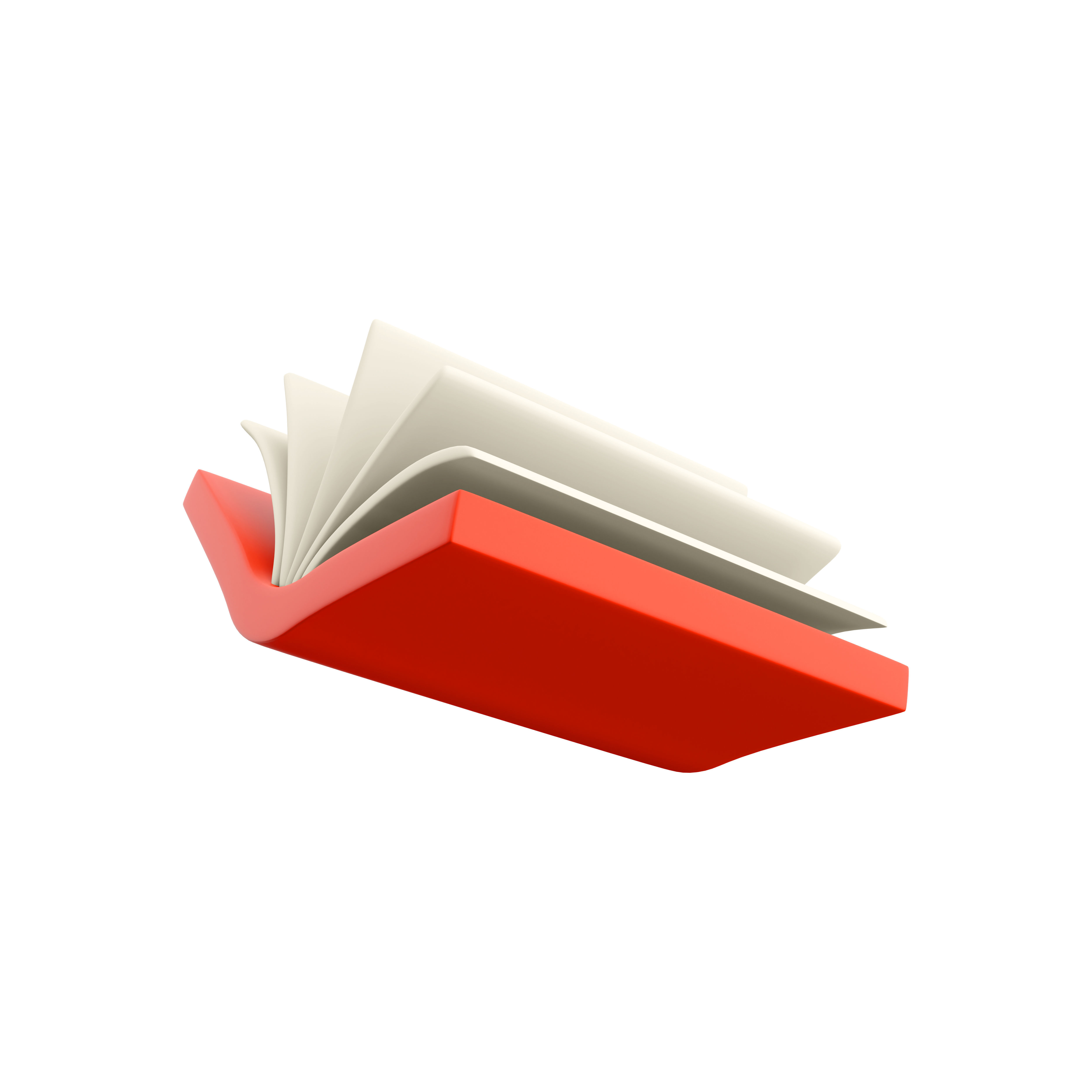 3d open book cartoon 3D model | CGTrader