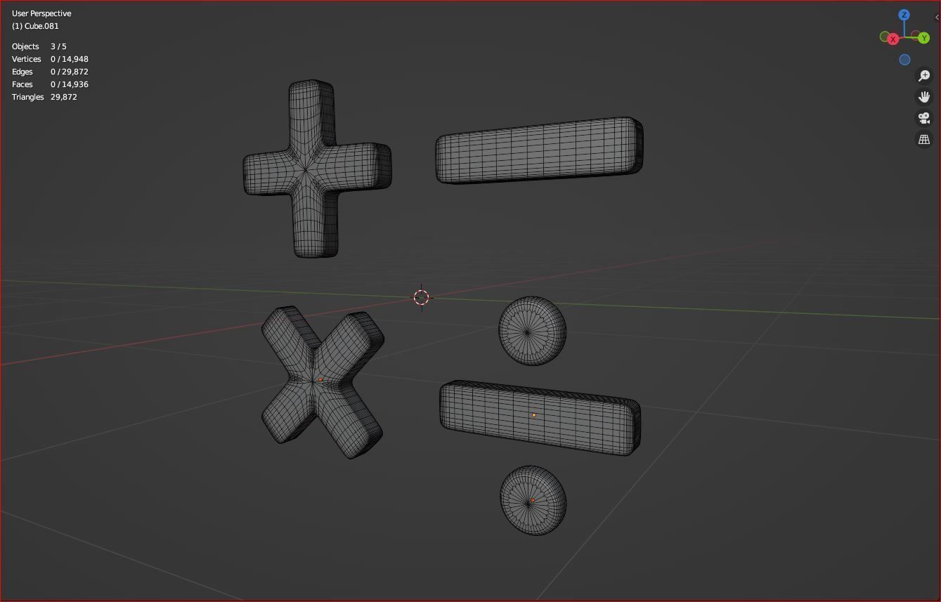3d concept calculation cartoon 3D model | CGTrader