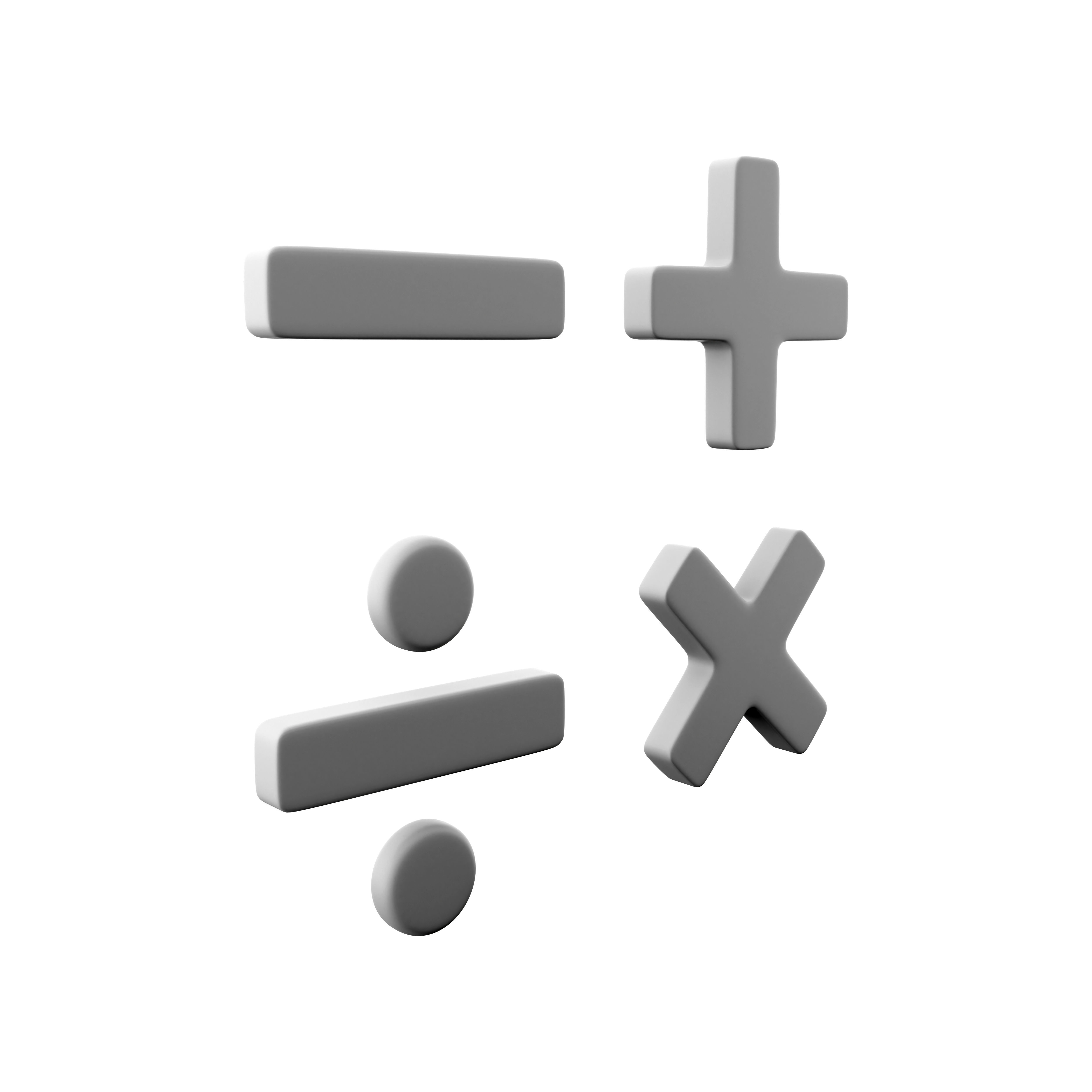 3d concept calculation cartoon 3D model | CGTrader