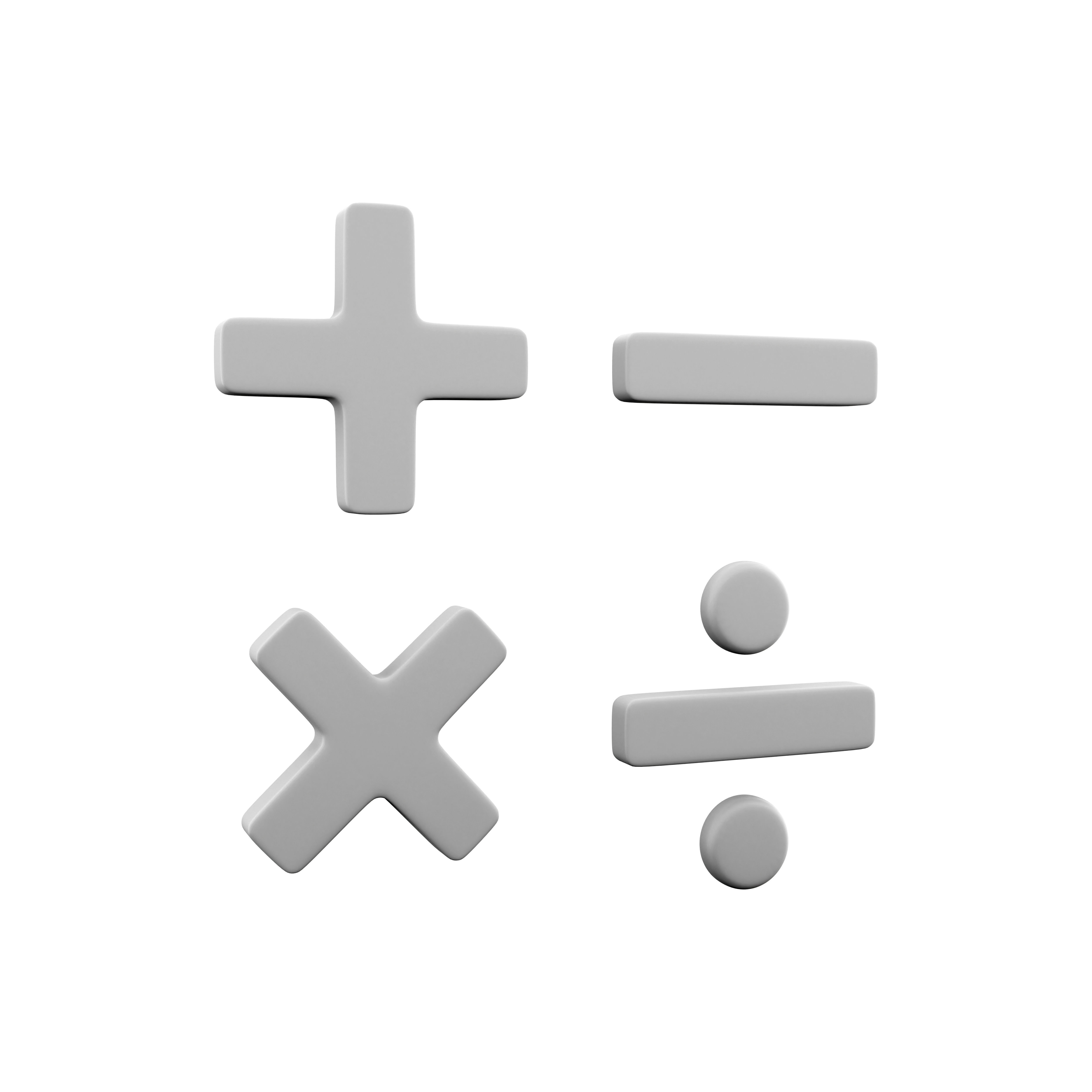 3d concept calculation cartoon 3D model | CGTrader