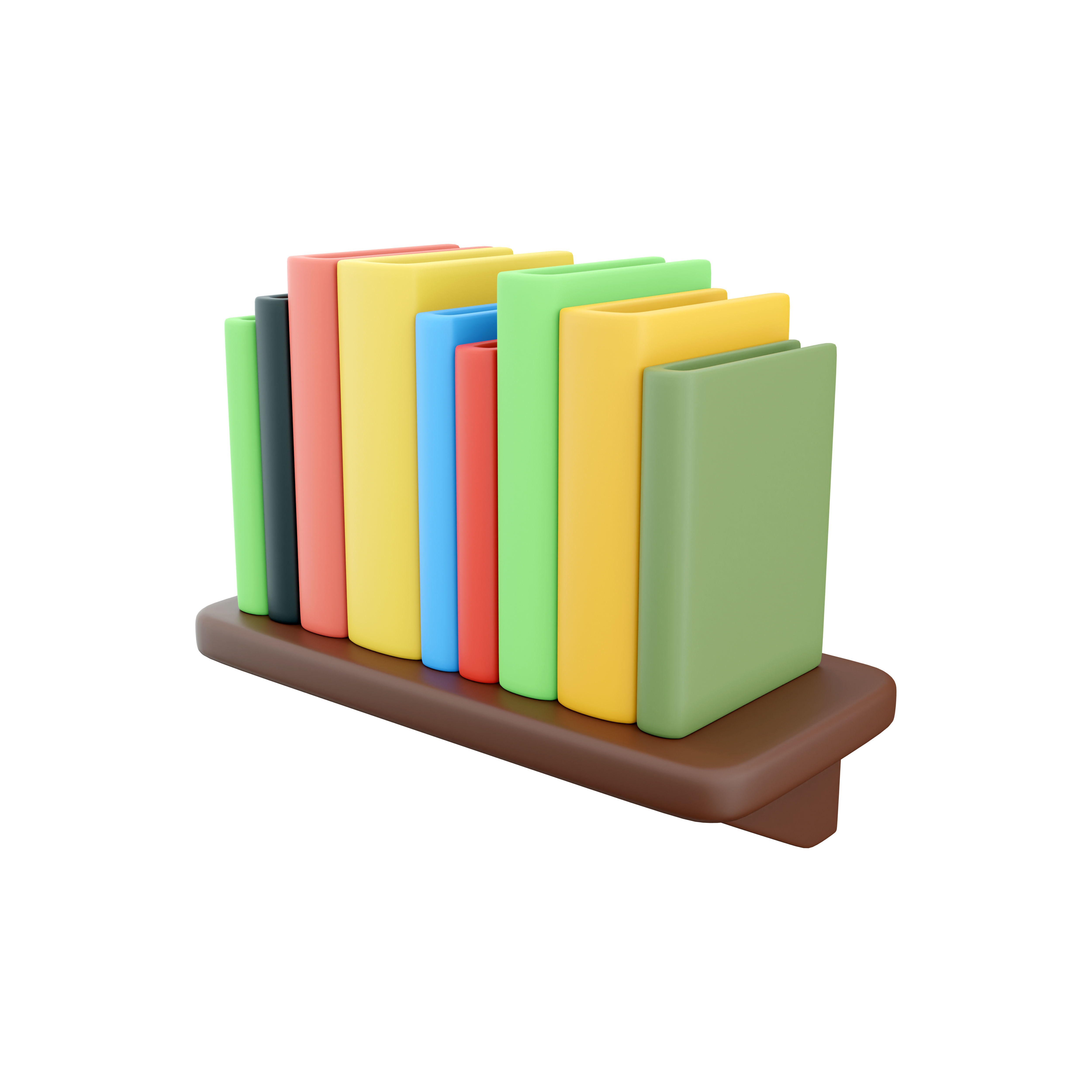 3d books cartoon 3D model | CGTrader