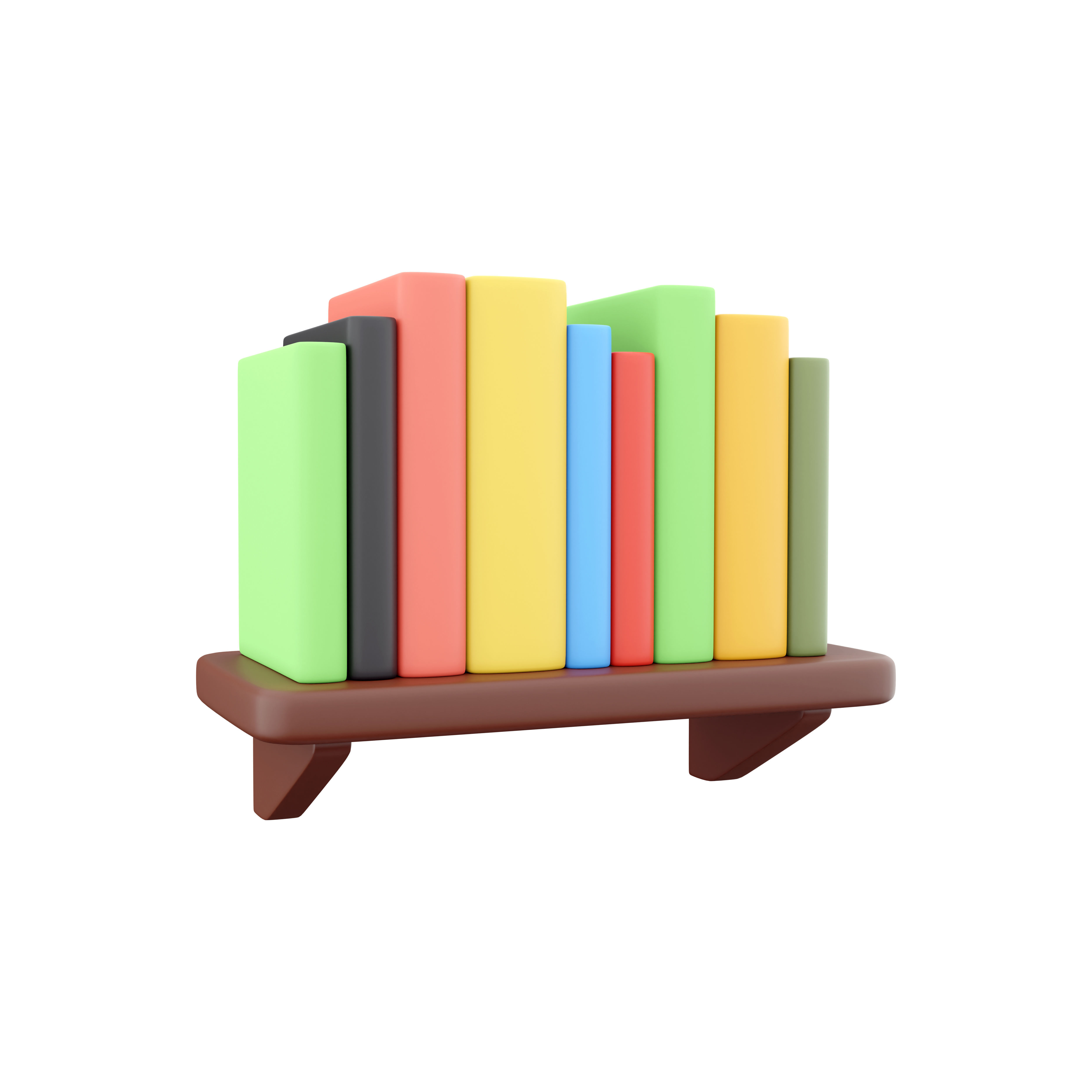 3d books cartoon 3D model | CGTrader