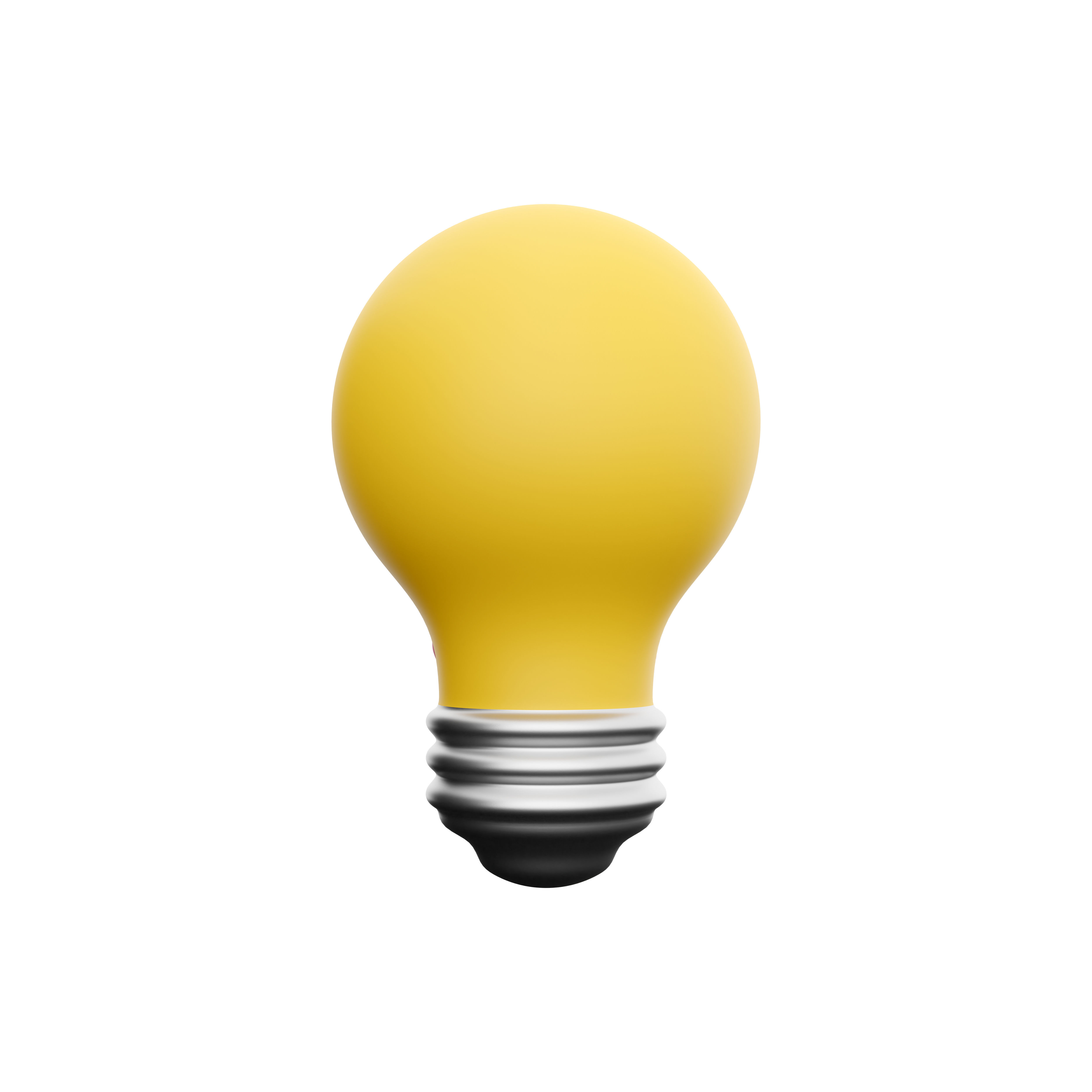 3d light bulb cartoon 3D model | CGTrader