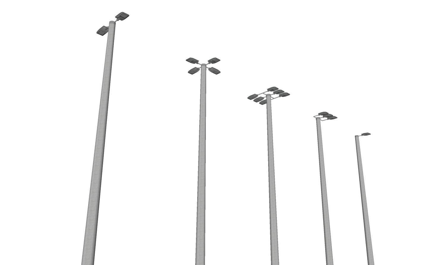 Concrete Lamp Post - Light Pole - Street Light - Group 06 3D model ...