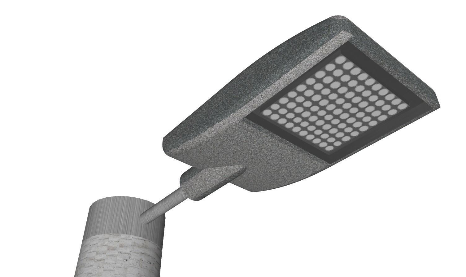 Concrete Lamp Post - Light Pole - Street Light - Group 06 3D model ...