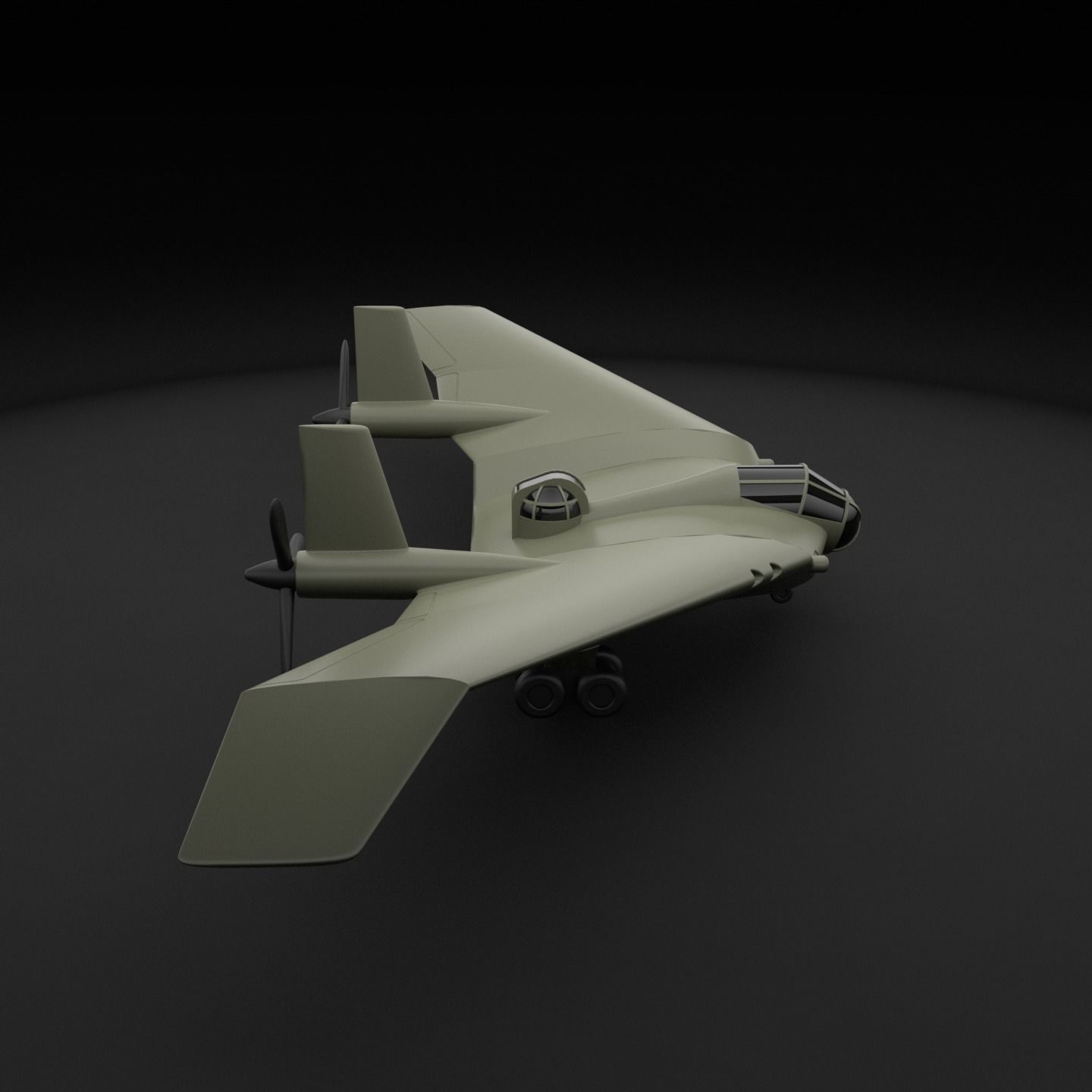 Indiana Jones BV-38 flying wing 3D model 3D printable | CGTrader