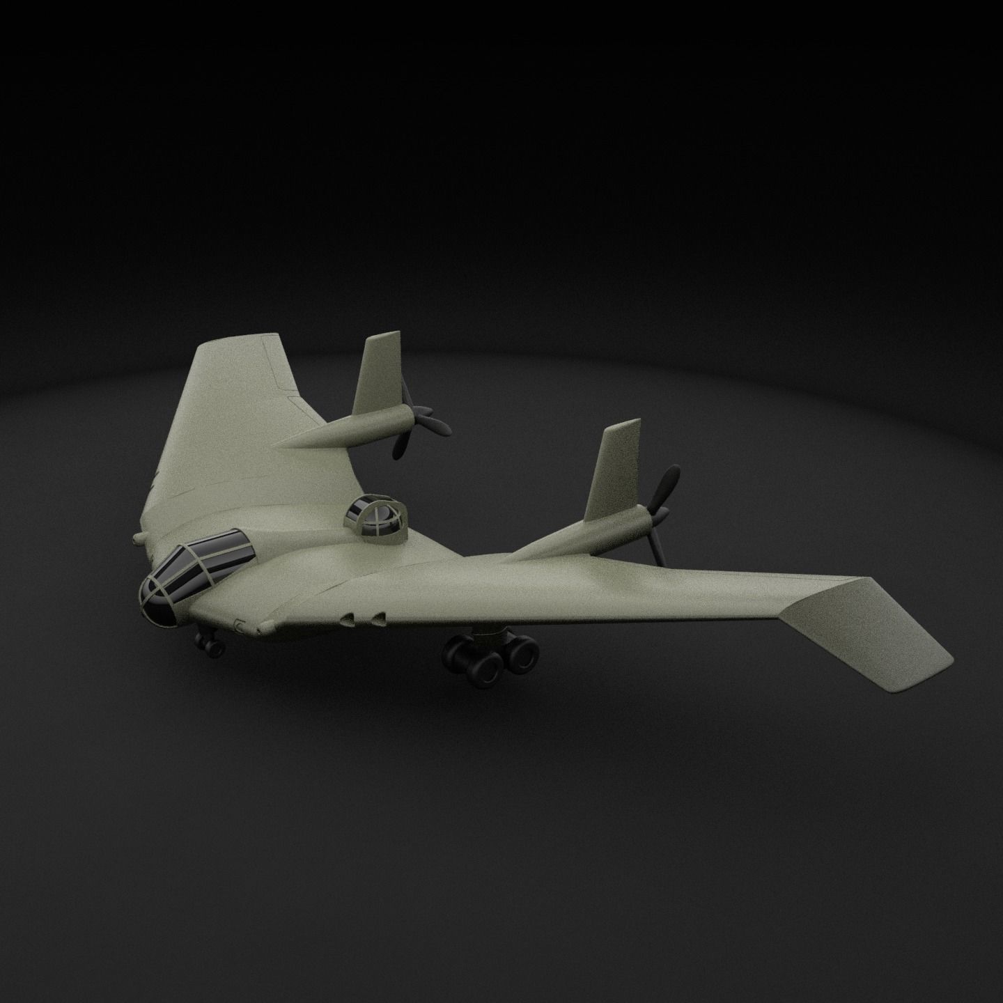 Indiana Jones BV-38 flying wing 3D model 3D printable | CGTrader