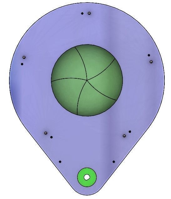 D60M5BTY2 mechanical mechanism shutter 3d printing iris diy 3D model 3D ...