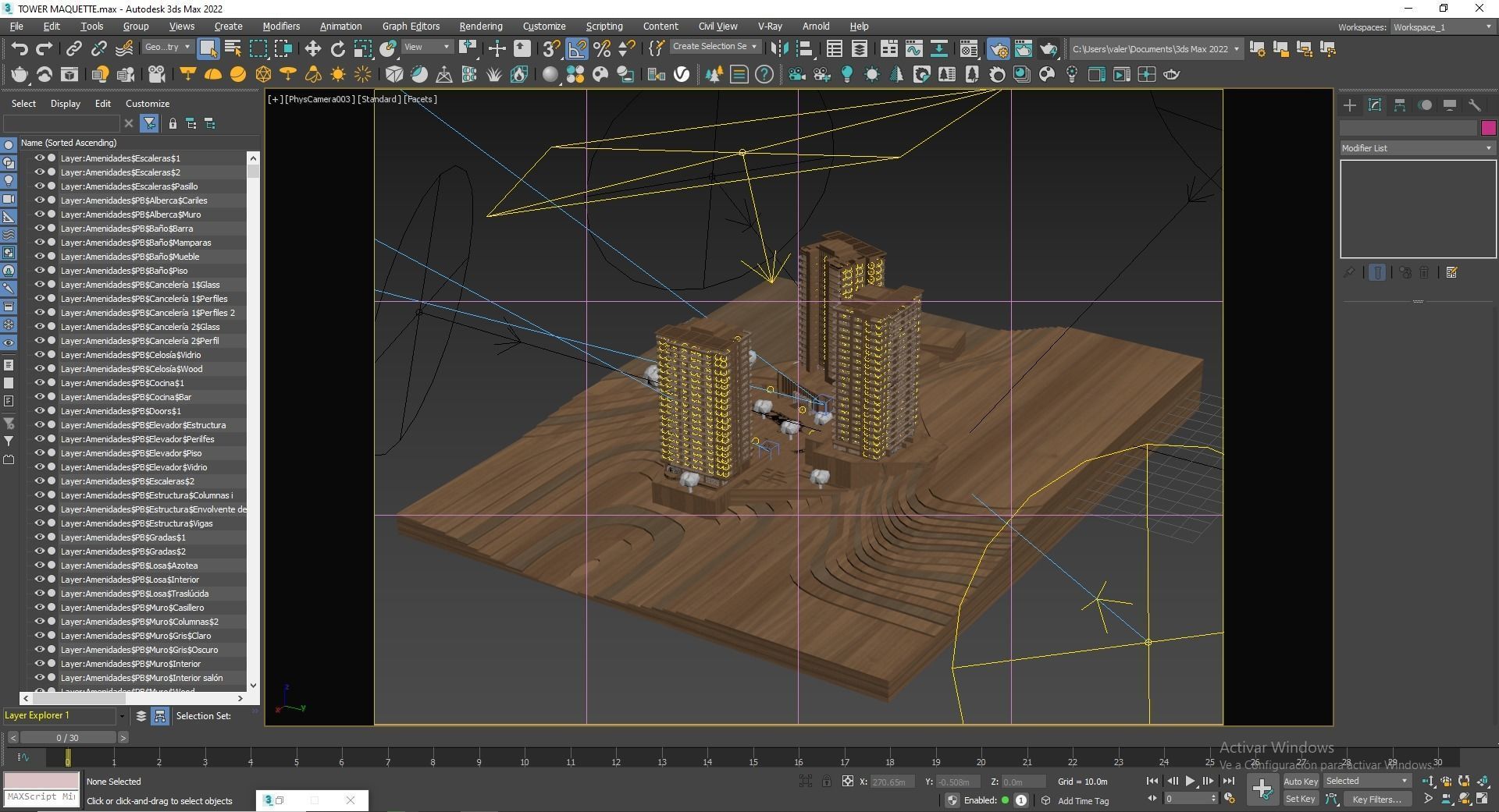 Residential Buildings 3d maquette 3D model | CGTrader