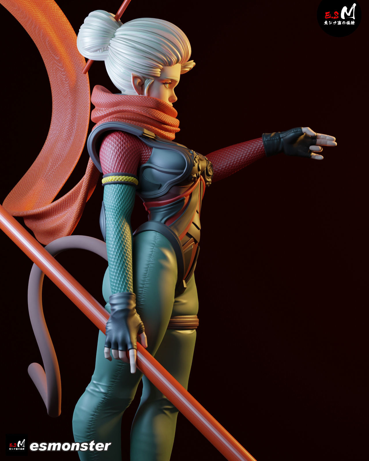 MONKEY KING ORIGINAL CHARACTER BY ESM 3D model 3D printable | CGTrader