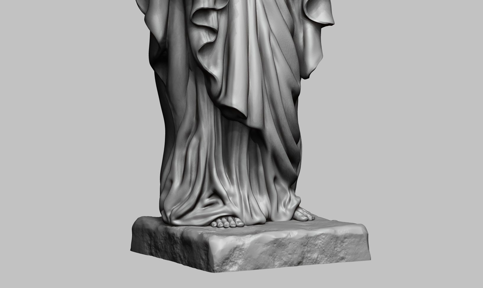 Jesus Statue a01 3D model 3D printable | CGTrader