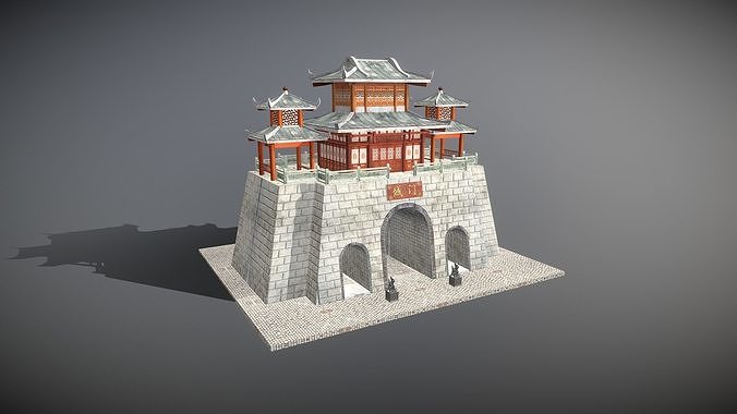 Ancient City Gate 3D model | CGTrader