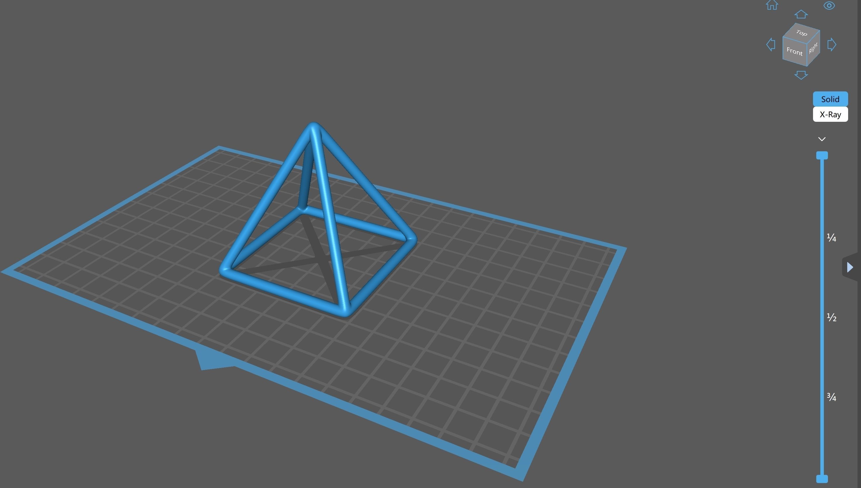 Cartoon Wire Pyramid 3D model | CGTrader