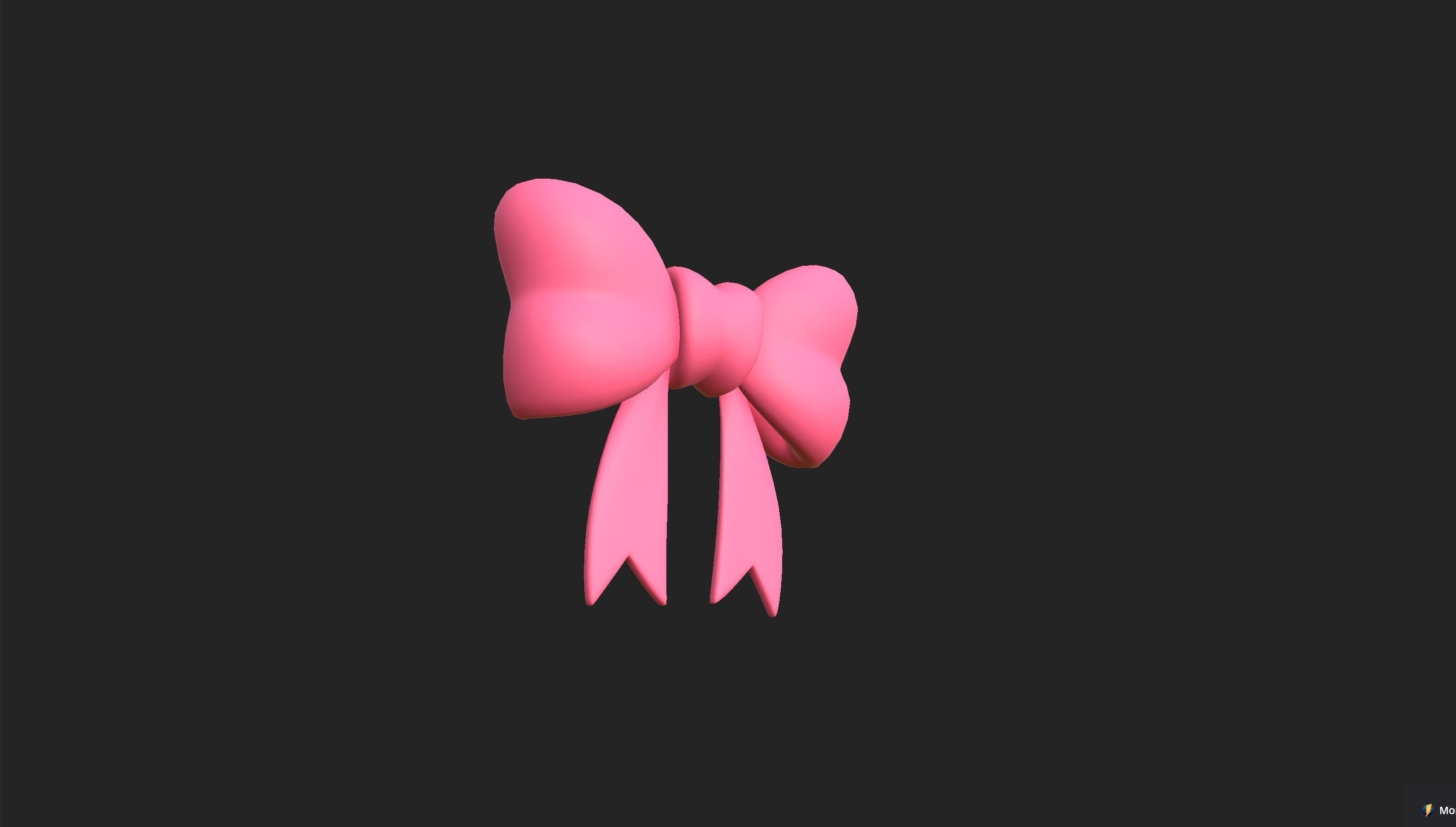 Cartoon Gift Bow 3D model | CGTrader