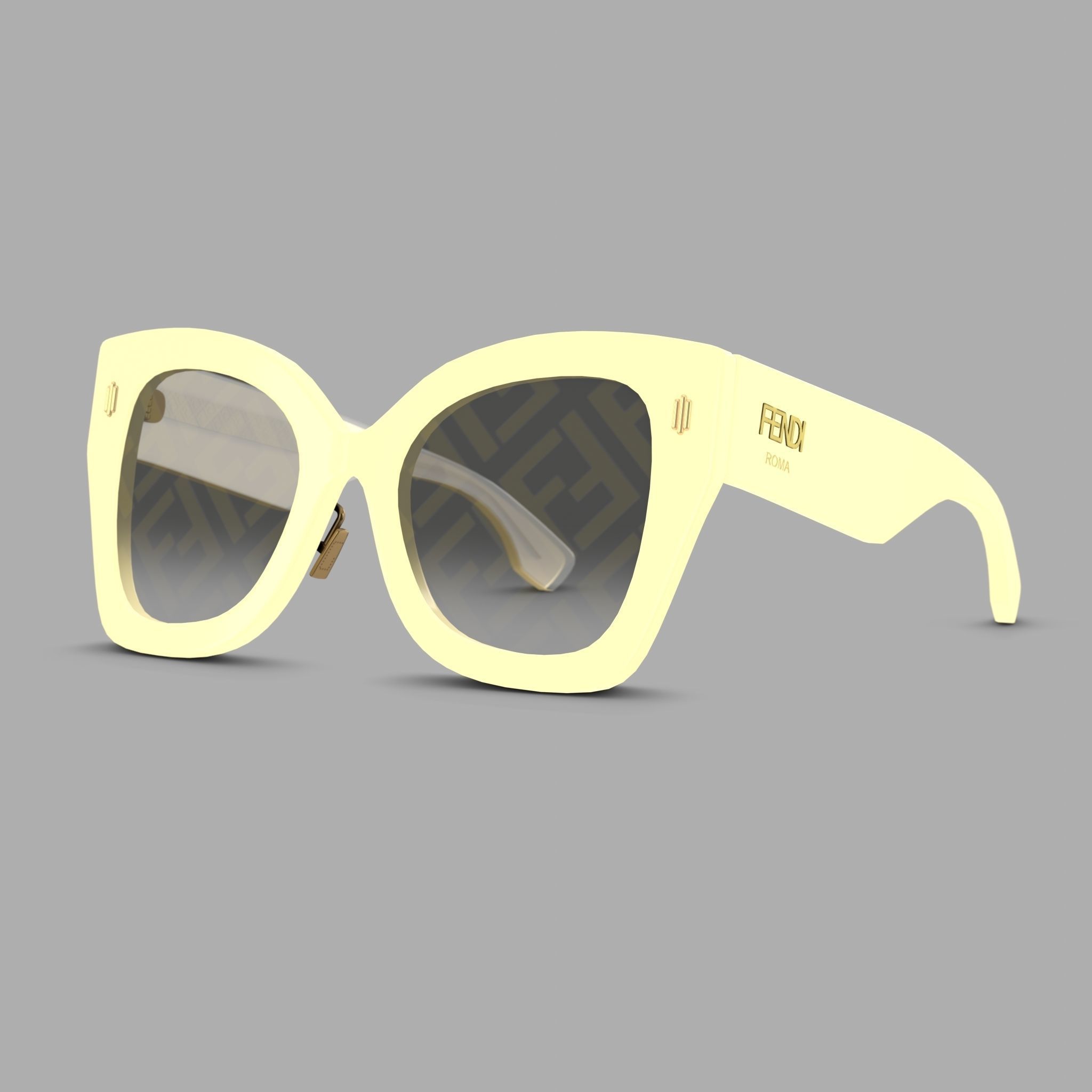 3D model Fendi - FF 0434 G S SZJ 5123 VR / AR / low-poly | CGTrader