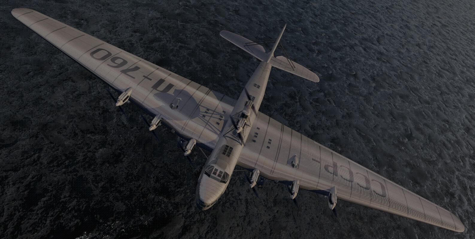 Tupolev ANT-20 Maxim Gorky 3D model | CGTrader