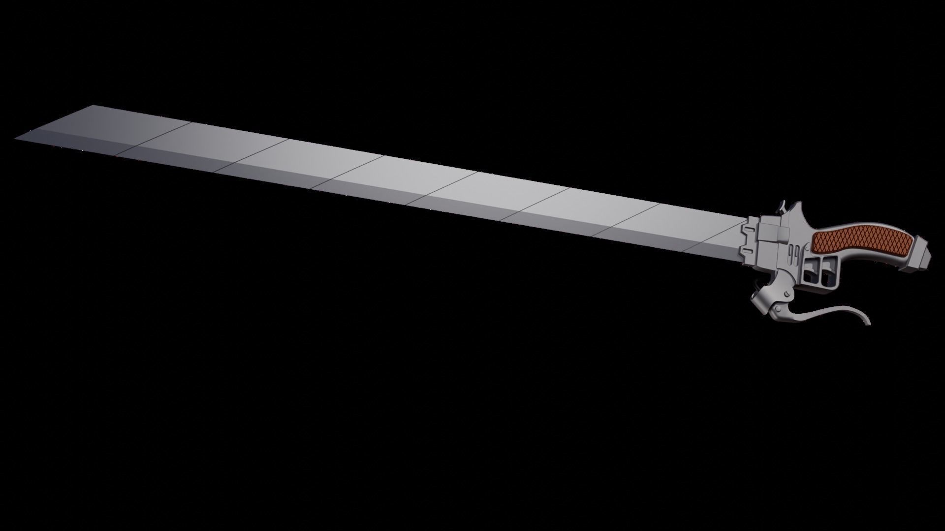 3D model Attack on Titan Sword VR / AR / low-poly | CGTrader