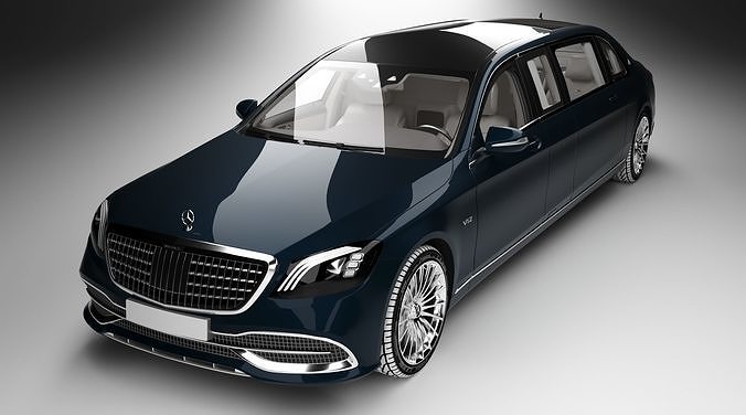 Mercedes-Benz Maybach S 650 Pullman 2019 3D model | CGTrader