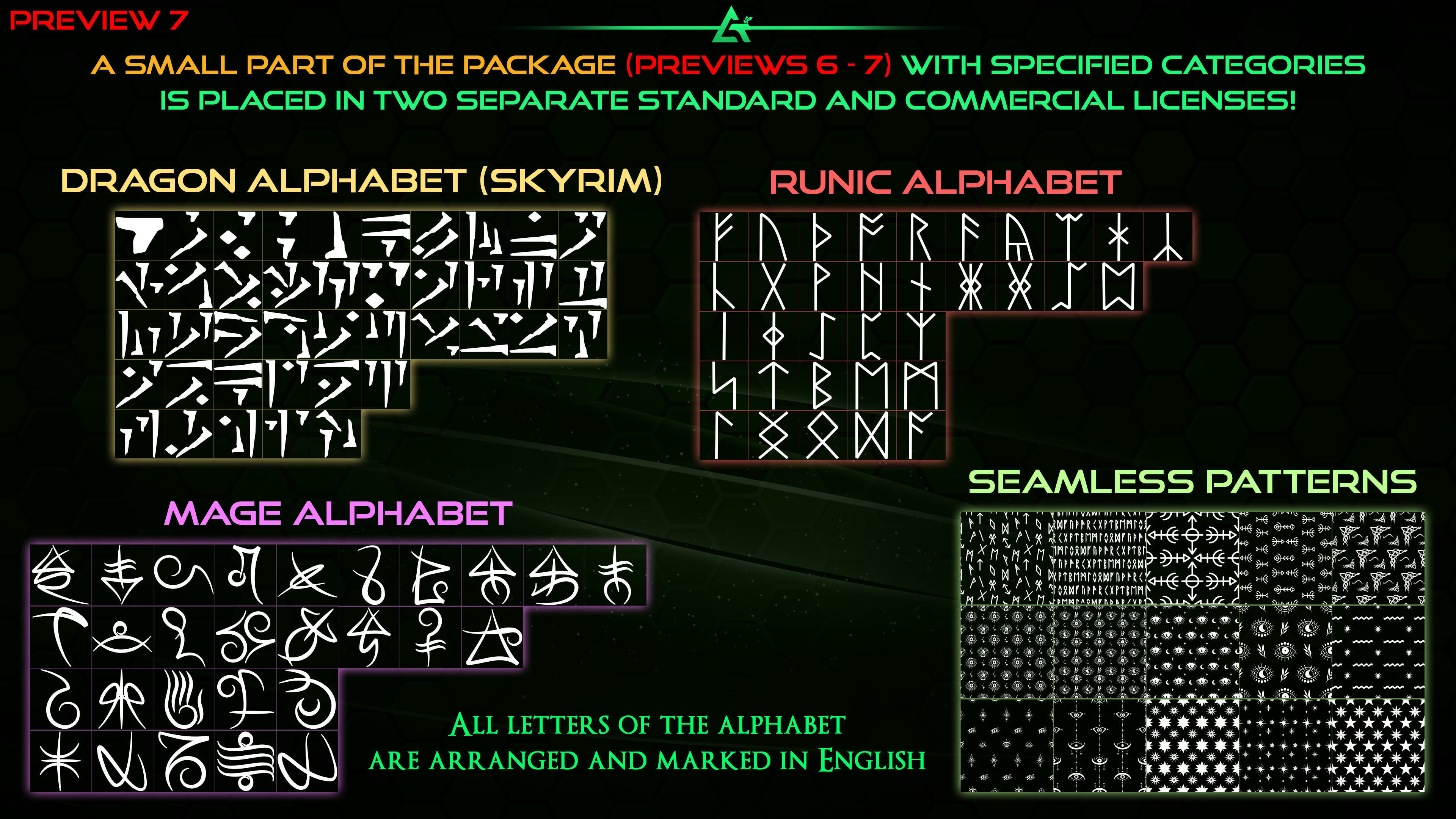 2555 Hand Painted Alpha Magic Signs and Elements -Vol 8 Texture | CGTrader