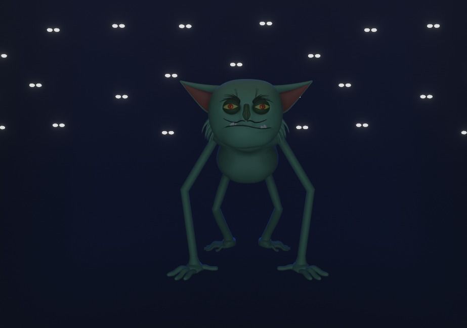 3D model Troll Hunters Goblin character Rigged Model VR / AR / low-poly ...