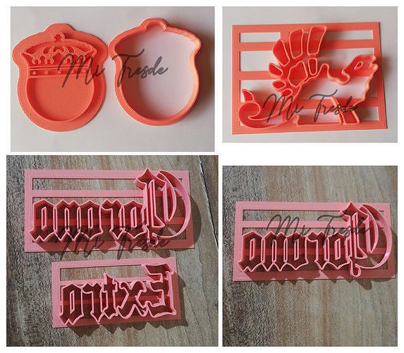 Set beer corona cutters 3D model | CGTrader