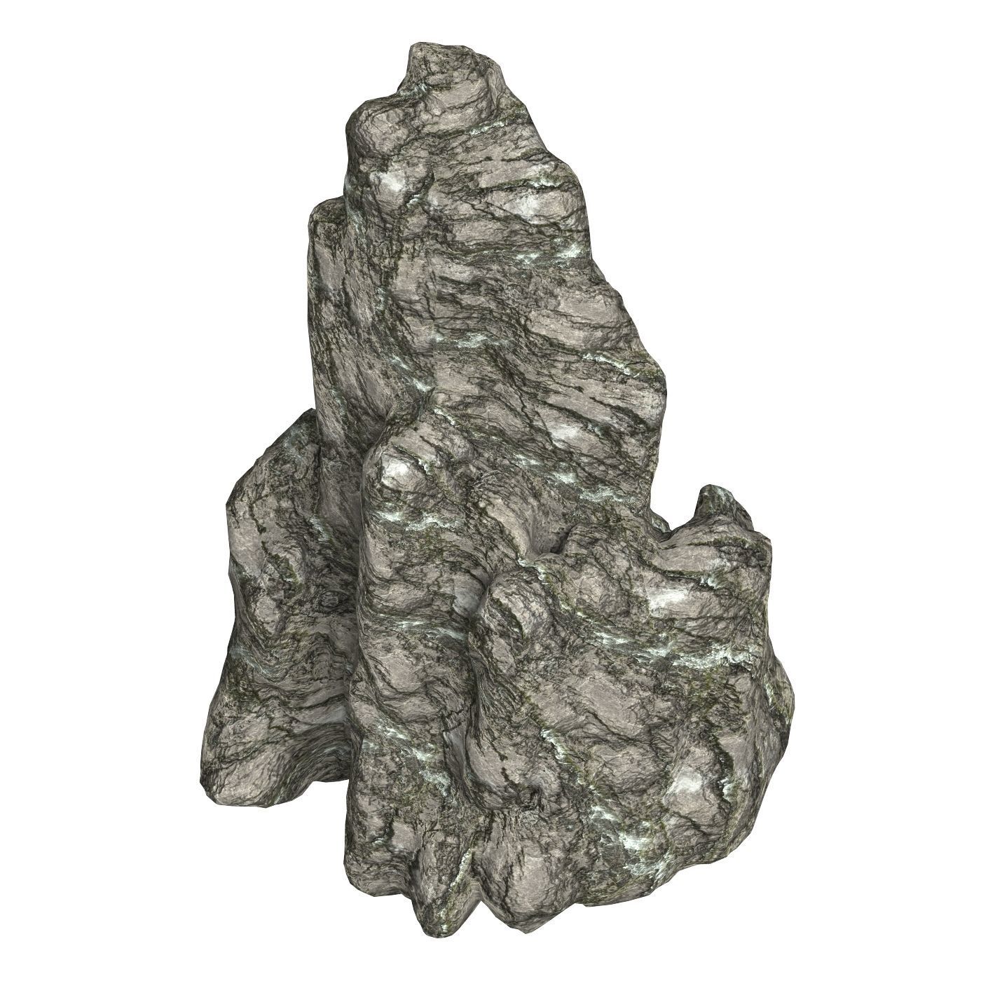 3D model Low Poly Rock Cliff 04 VR / AR / low-poly | CGTrader