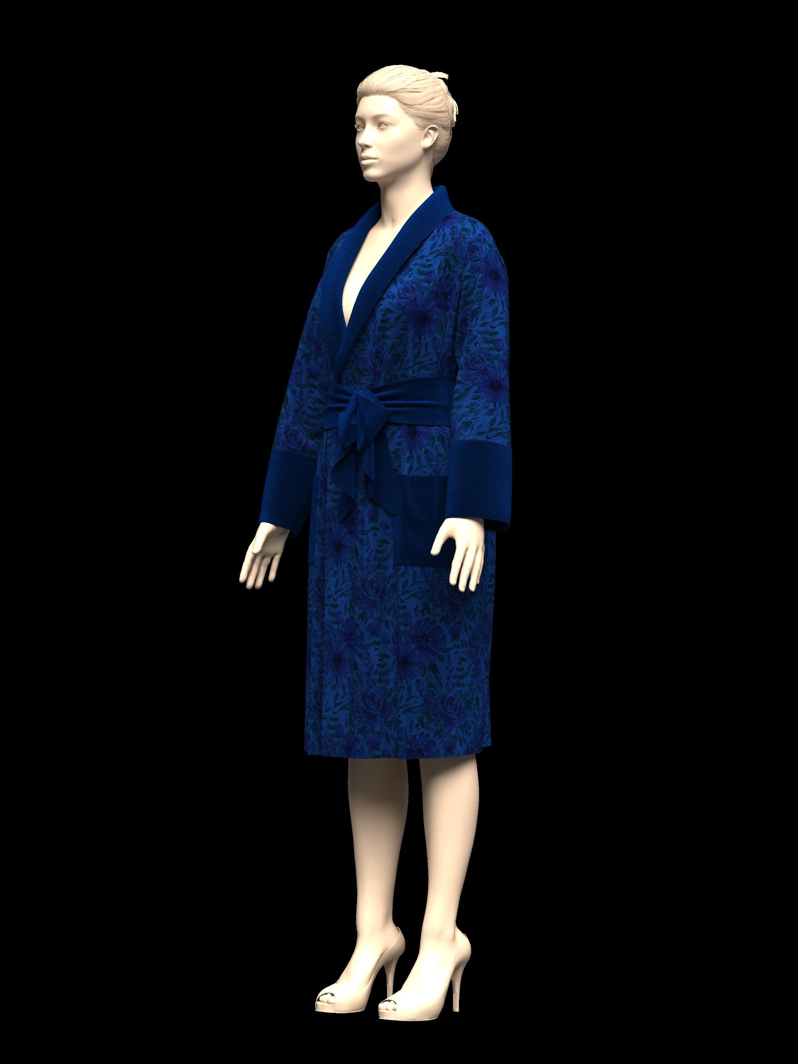 Bath Towel dress Woman Texture | CGTrader