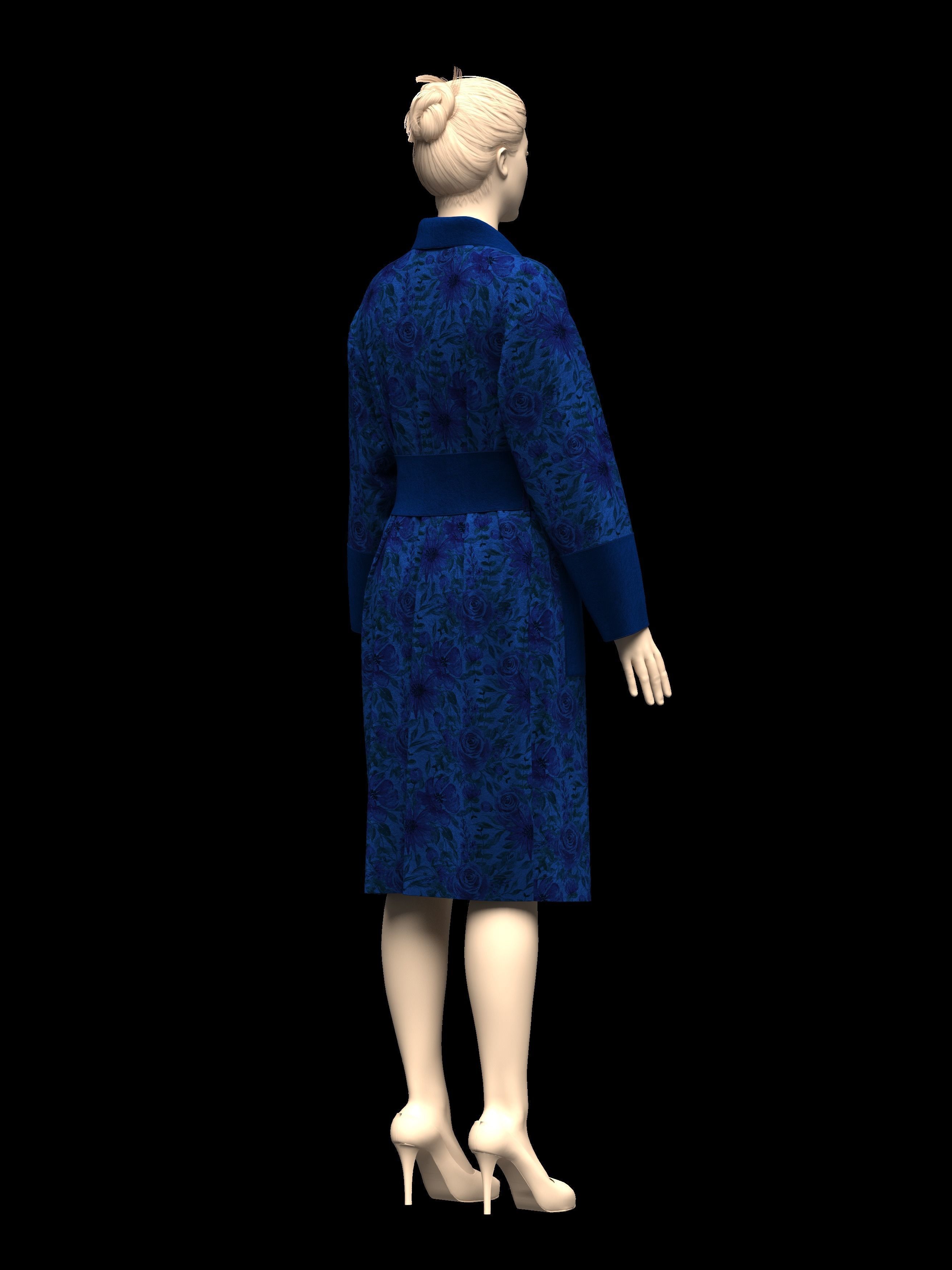 Bath Towel dress Woman Texture | CGTrader