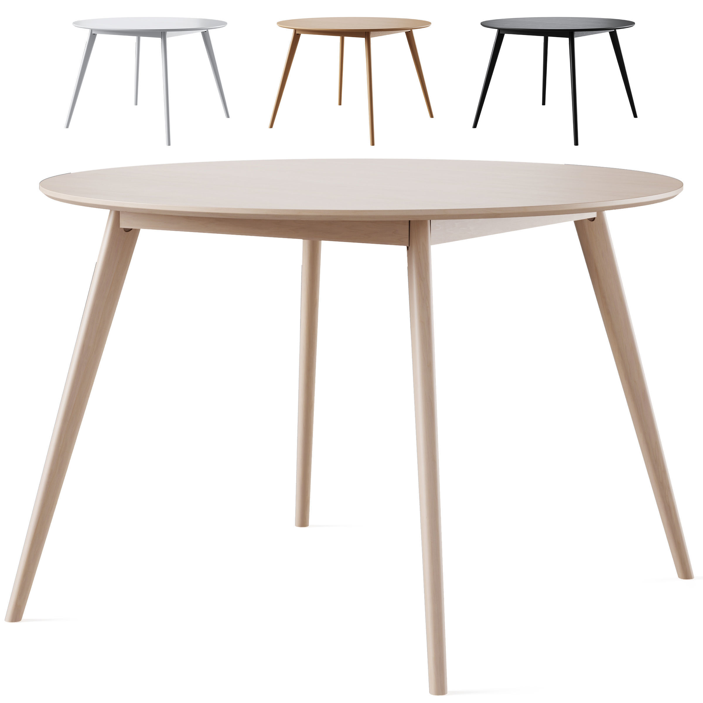 YUMI DINING TABLE by Rowico Home 3D model | CGTrader