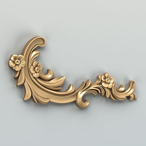 Corner decor 025 3D model | CGTrader