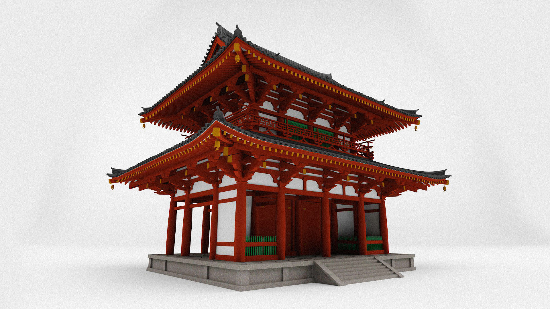 Asian Pagoda 3D model | CGTrader