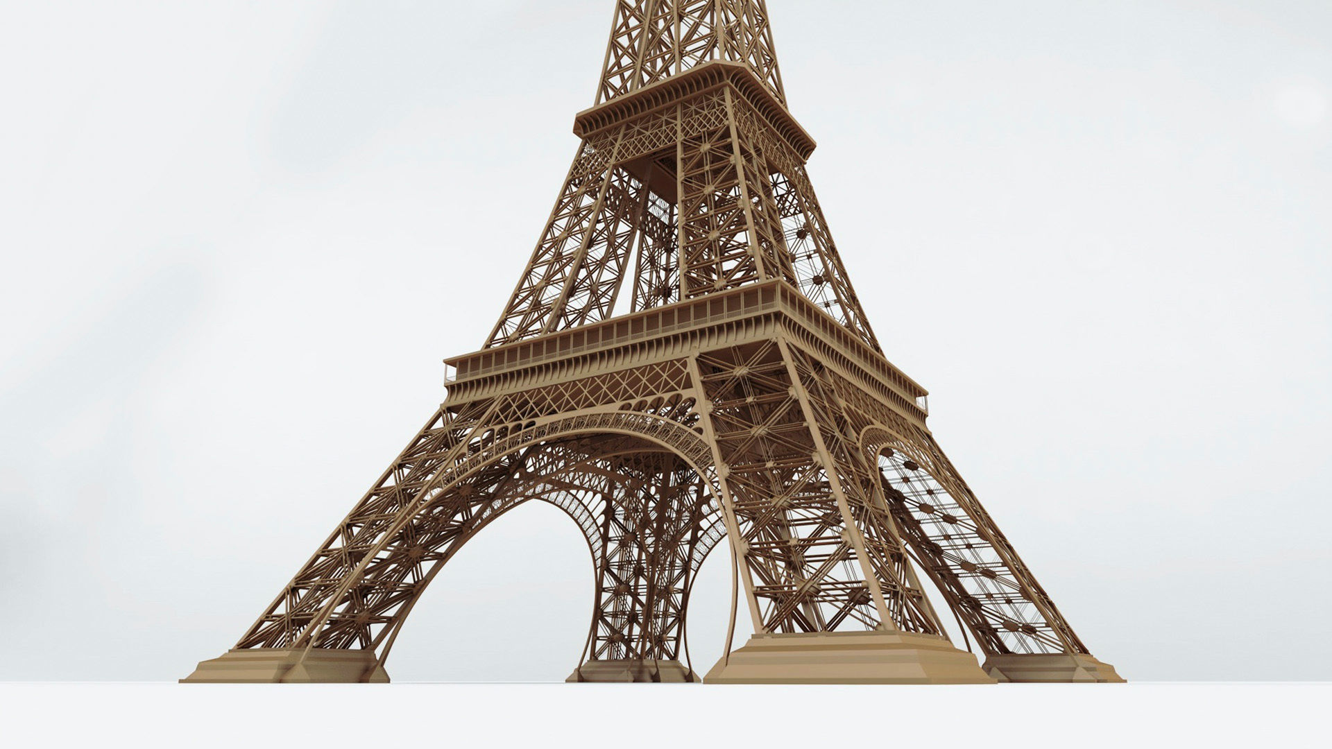 Eiffel Tower DETAILED 3D model | CGTrader