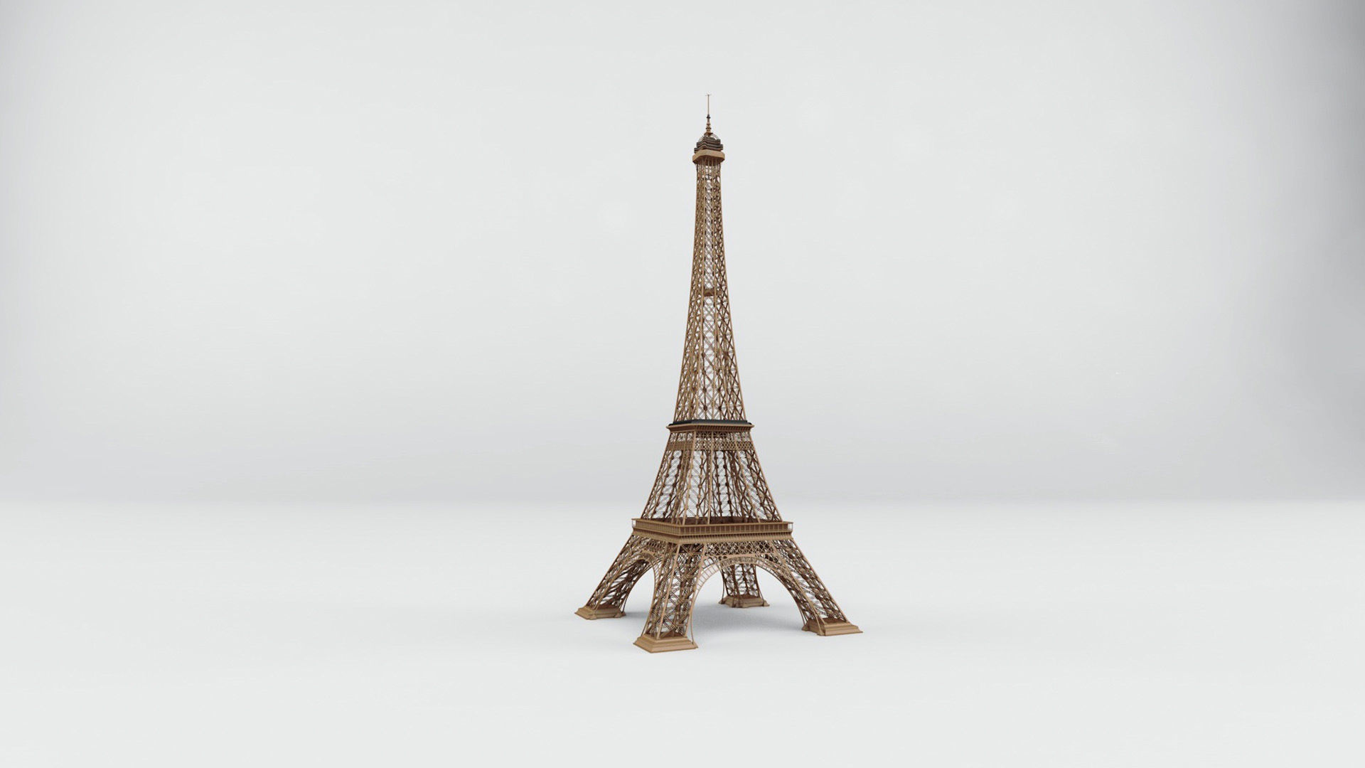 Eiffel Tower DETAILED 3D model | CGTrader