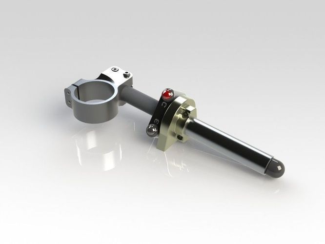 Motorcycle Quick Throttle free 3D model