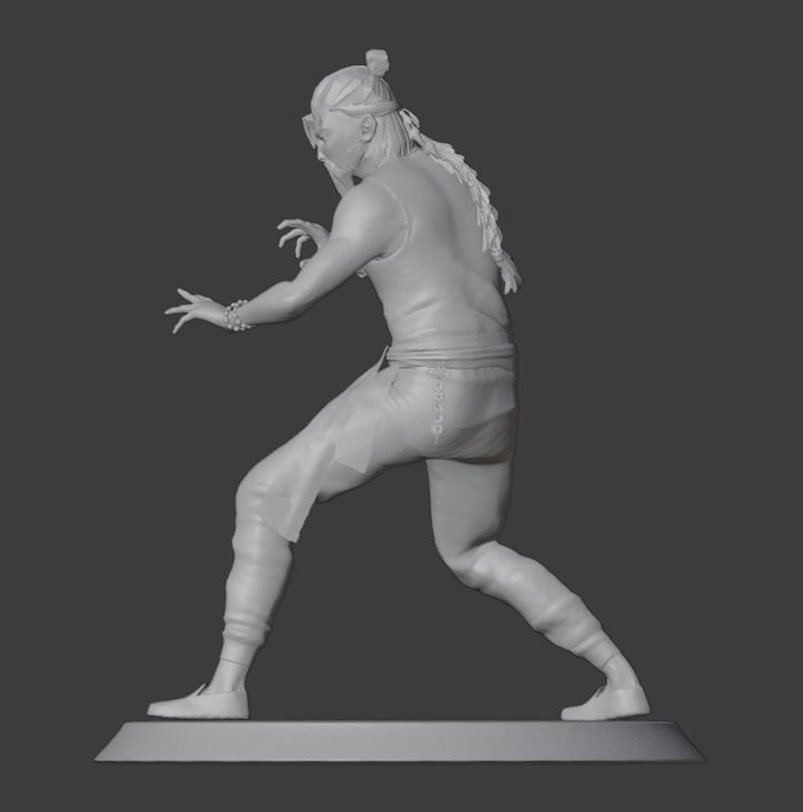 SIFU game character 3D model 3D printable | CGTrader