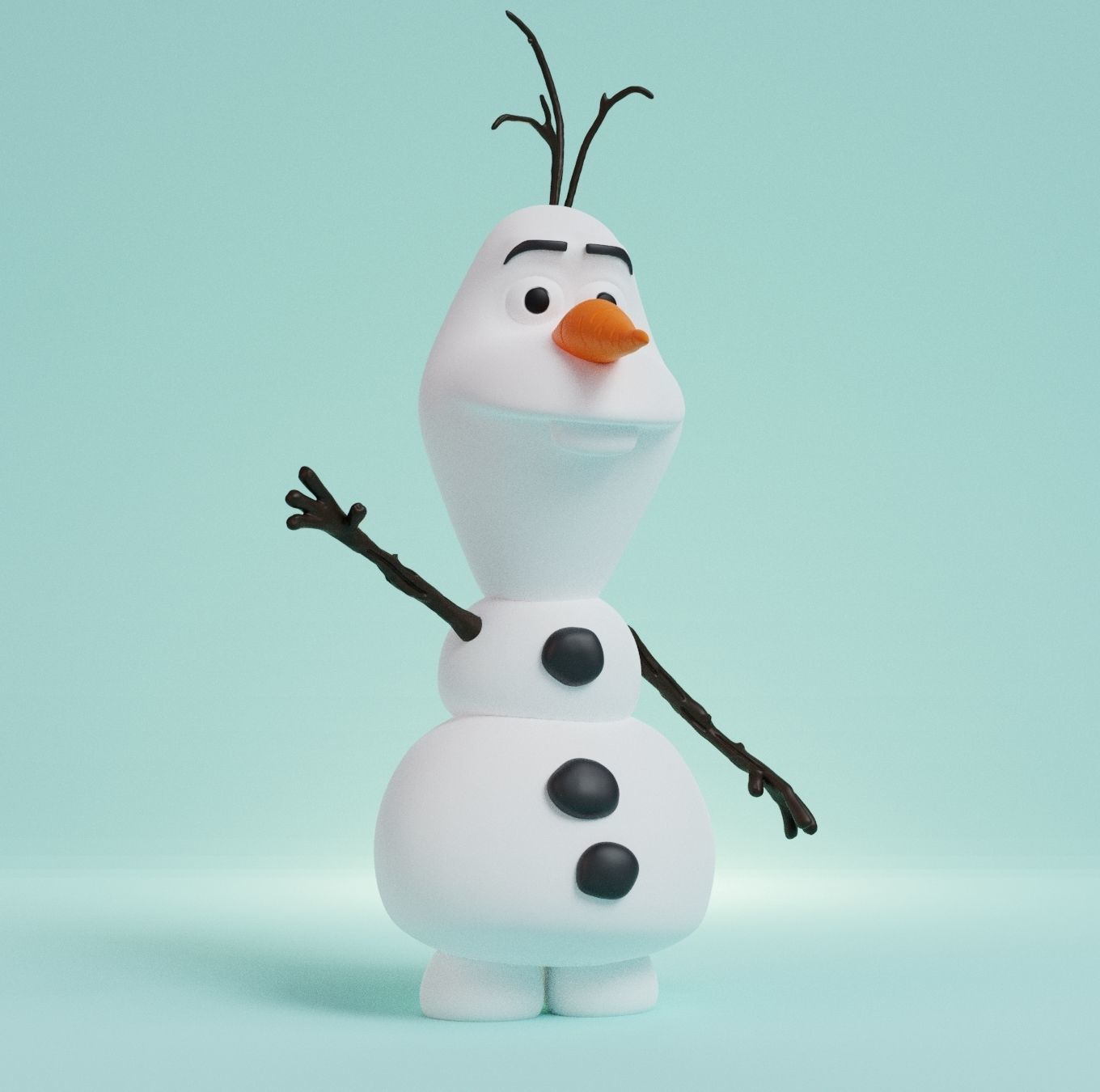 OLAF - DISNEY - FROZEN free 3D model 3D printable | CGTrader