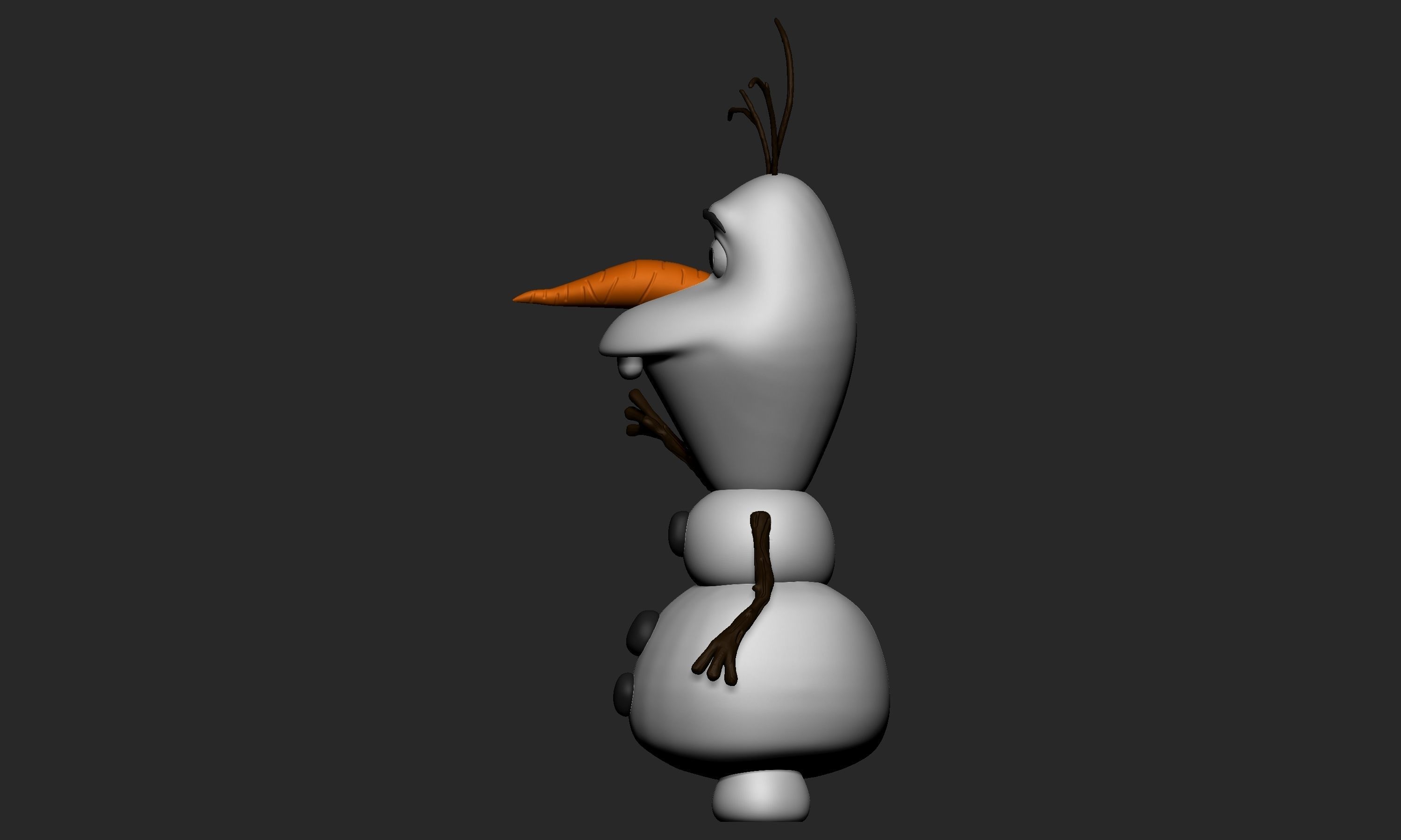 OLAF - DISNEY - FROZEN free 3D model 3D printable | CGTrader