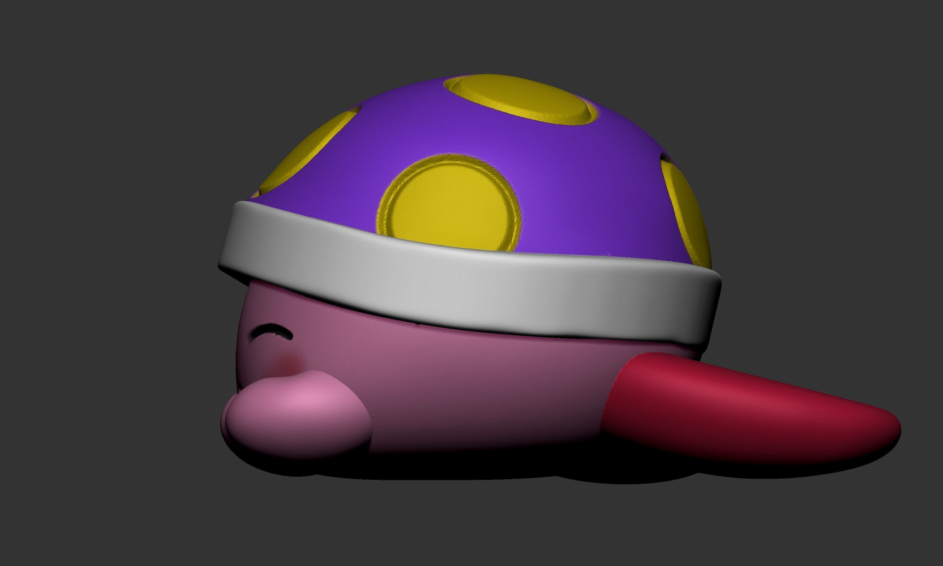 Sleepy Kirby 3D model 3D printable | CGTrader