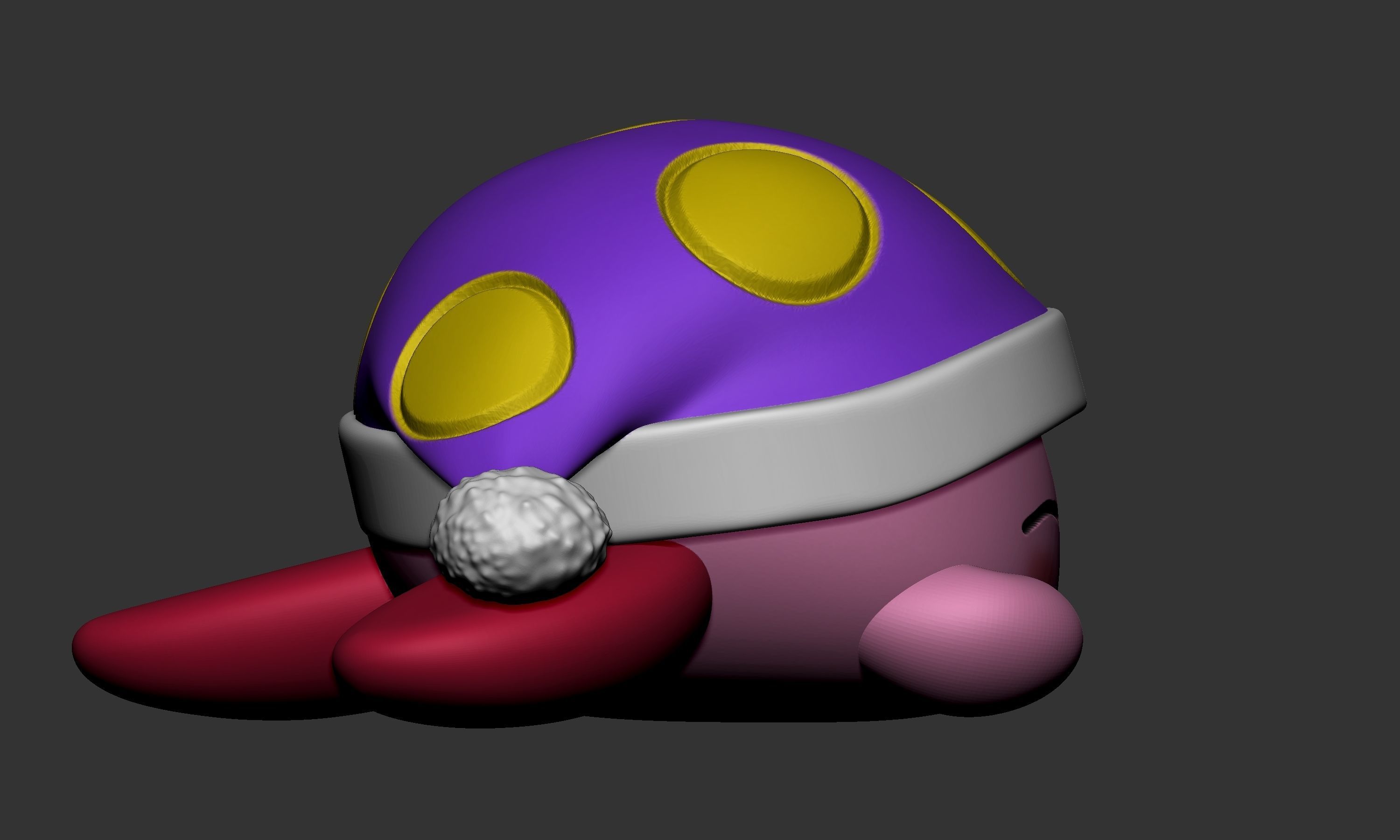 Sleepy Kirby 3D model 3D printable | CGTrader