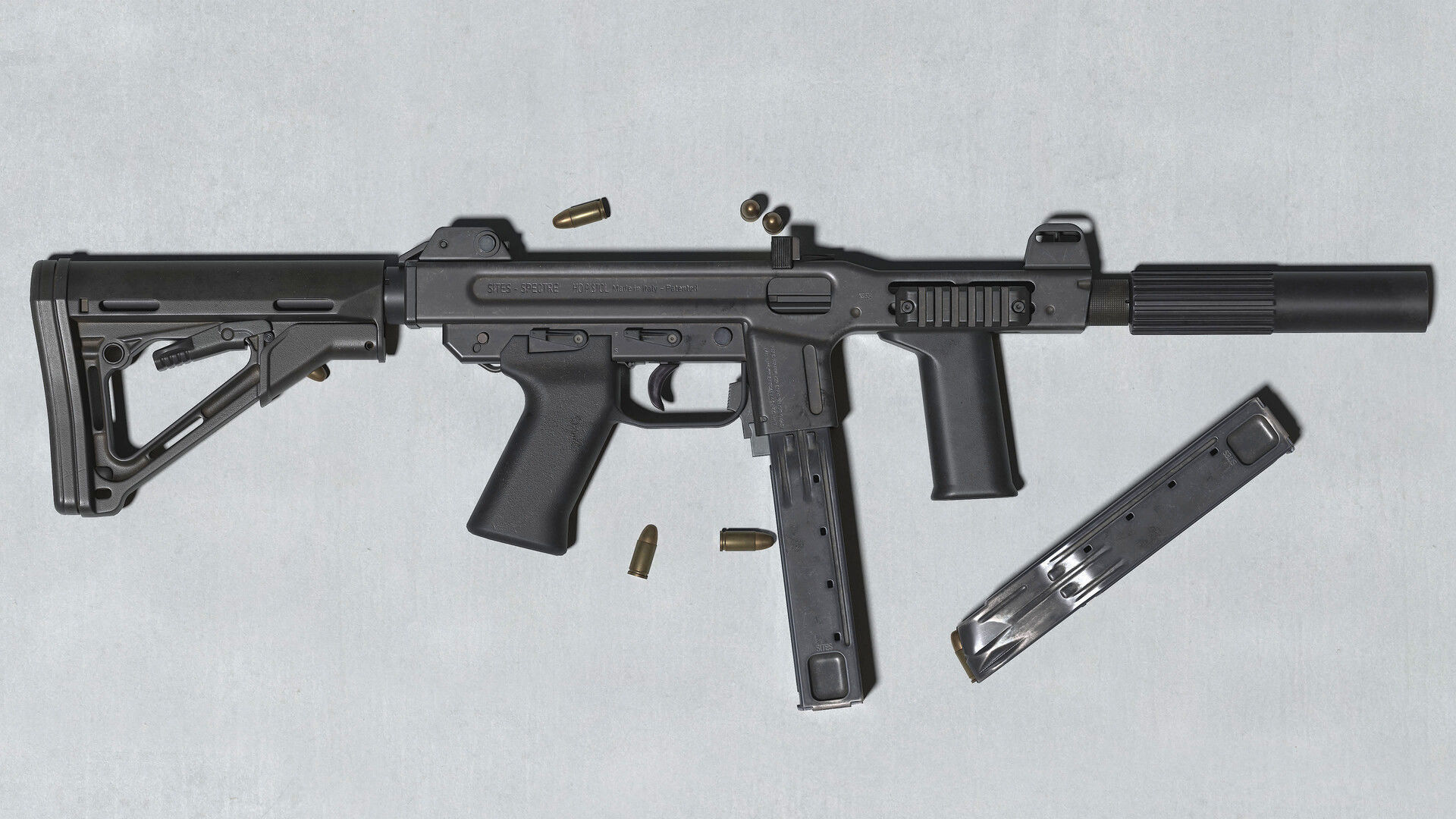 3D model M4 Spectre VR / AR / low-poly | CGTrader