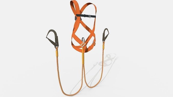 3D model Worker Harness with rope VR / AR / low-poly | CGTrader
